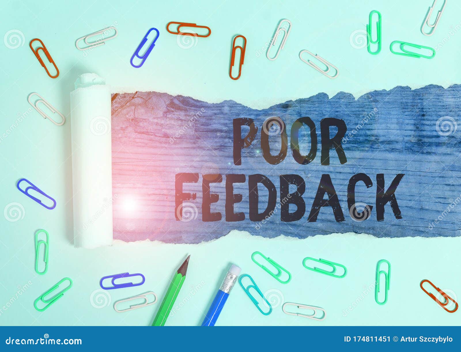 Writing Note Showing Poor Feedback. Business Photo Showcasing a ...