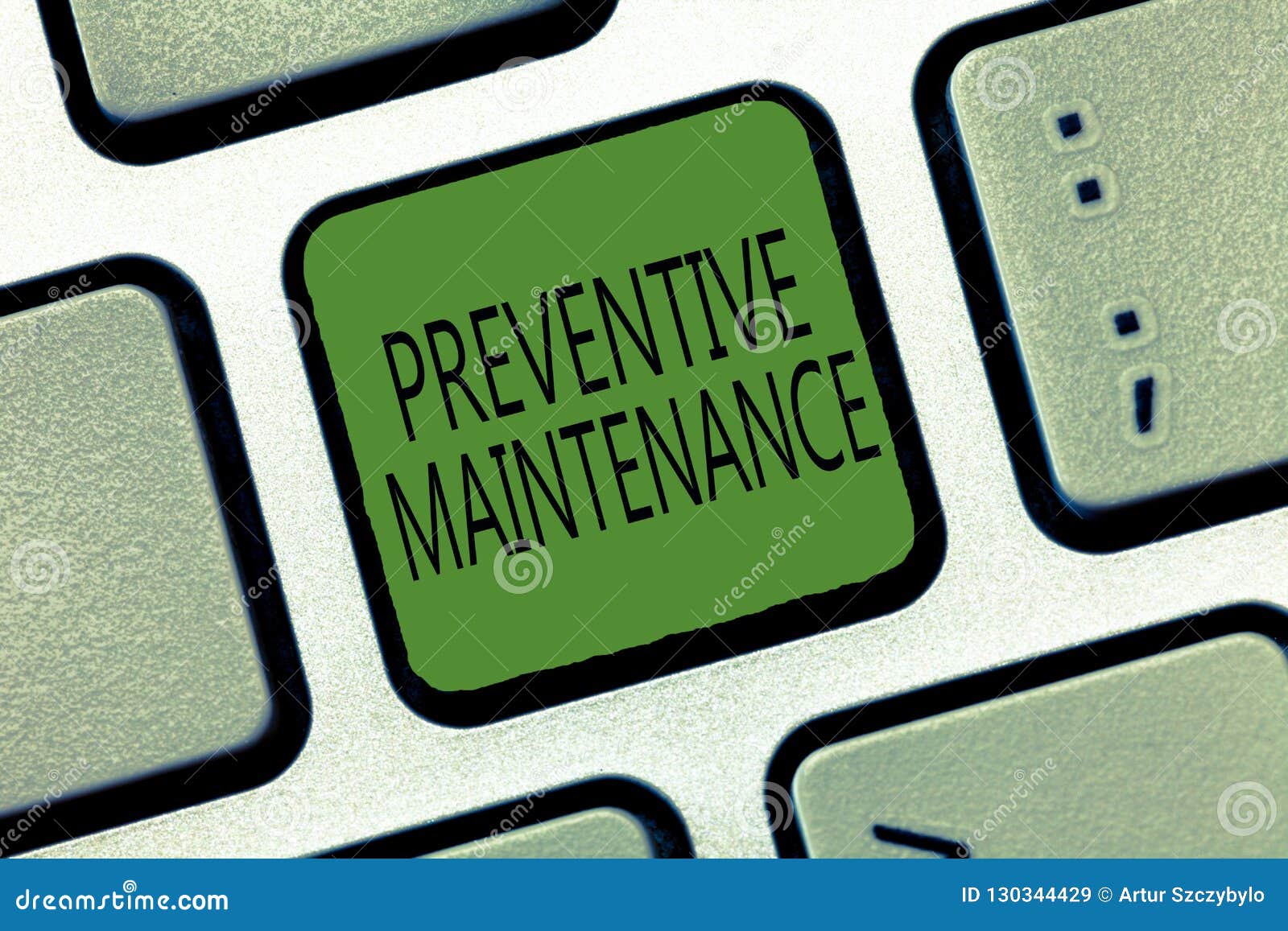 Writing Note Showing Preventive Maintenance. Business Photo Showcasing ...