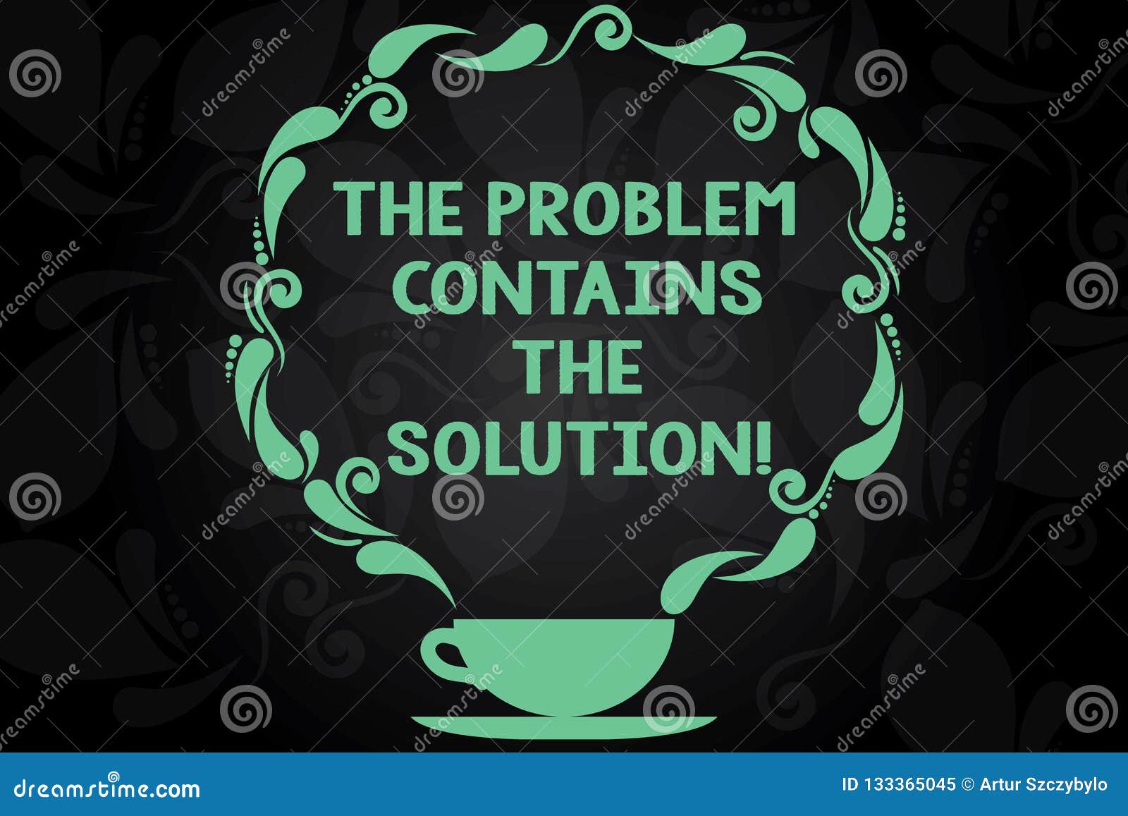 Writing Note Showing the Problem Contains the Solution. Business Photo ...
