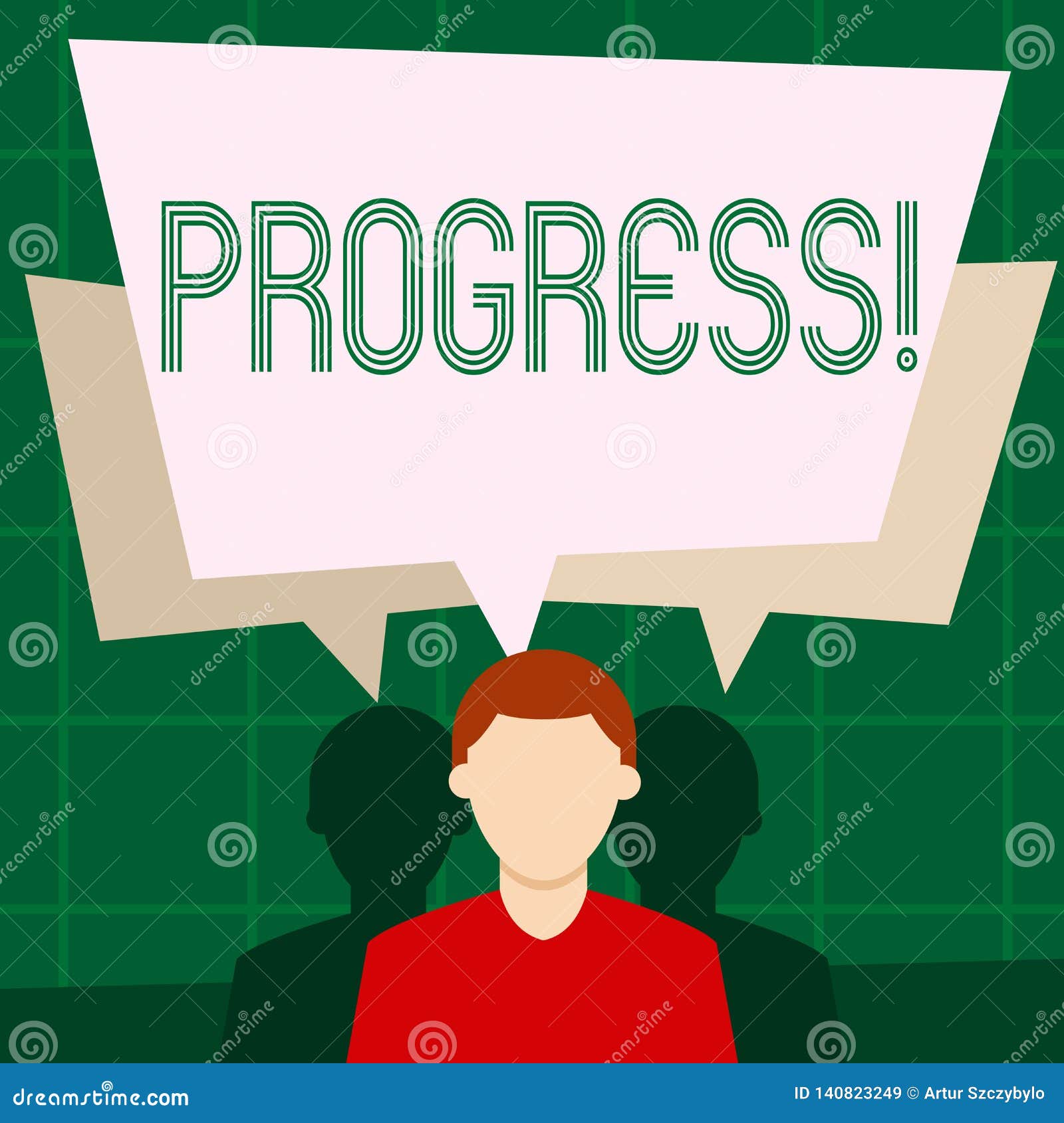 Writing Note Showing Progress. Business Photo Showcasing Development ...