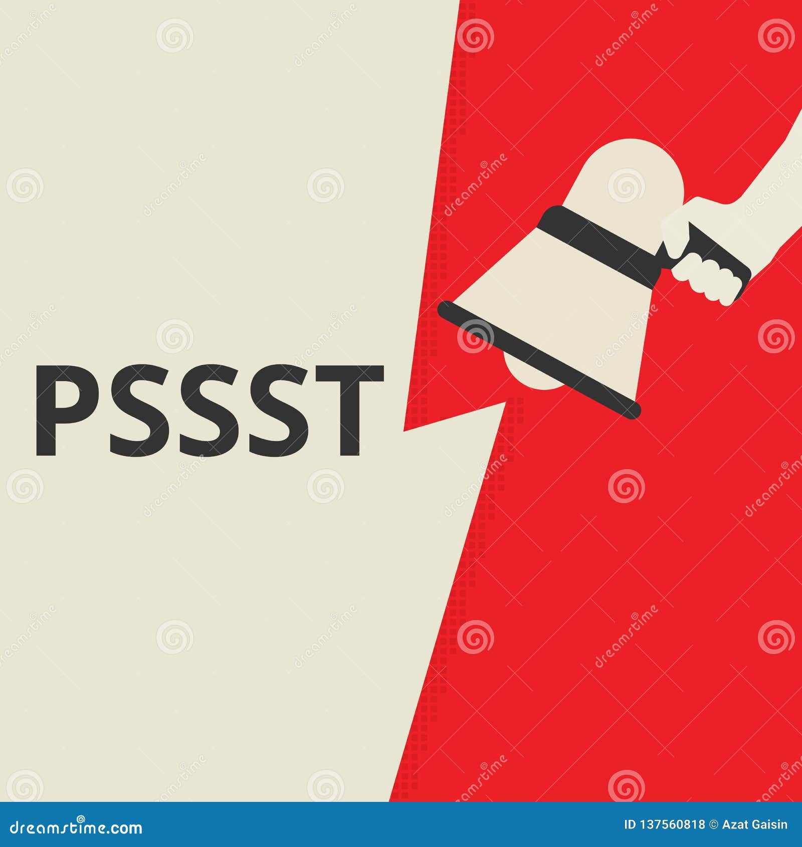 Writing note showing Pssst stock illustration. Illustration of finger ...