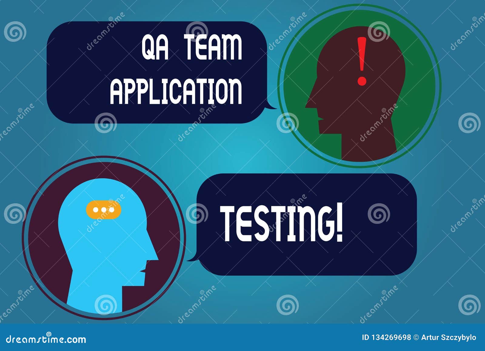 Writing Note Showing Qa Team Application Testing Business Photo