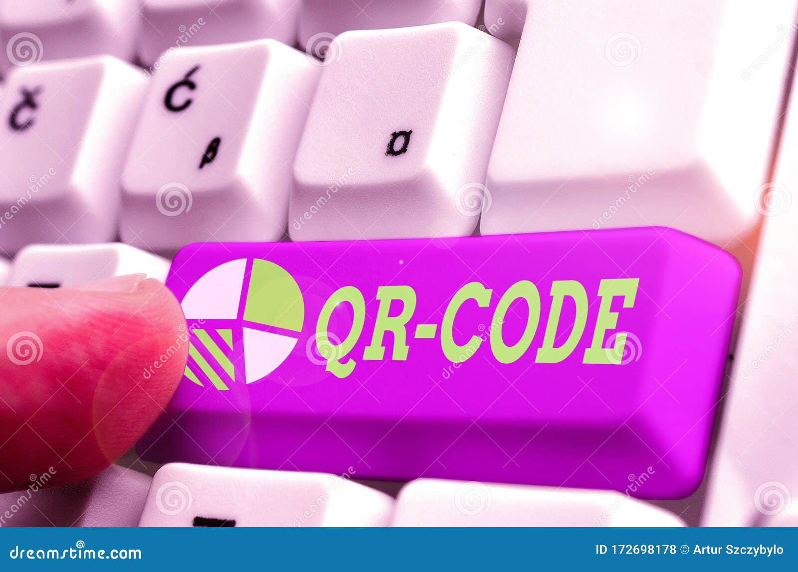 Writing Note Showing Qr Code Business Photo Showcasing The Trademark For A Type Of Matrix