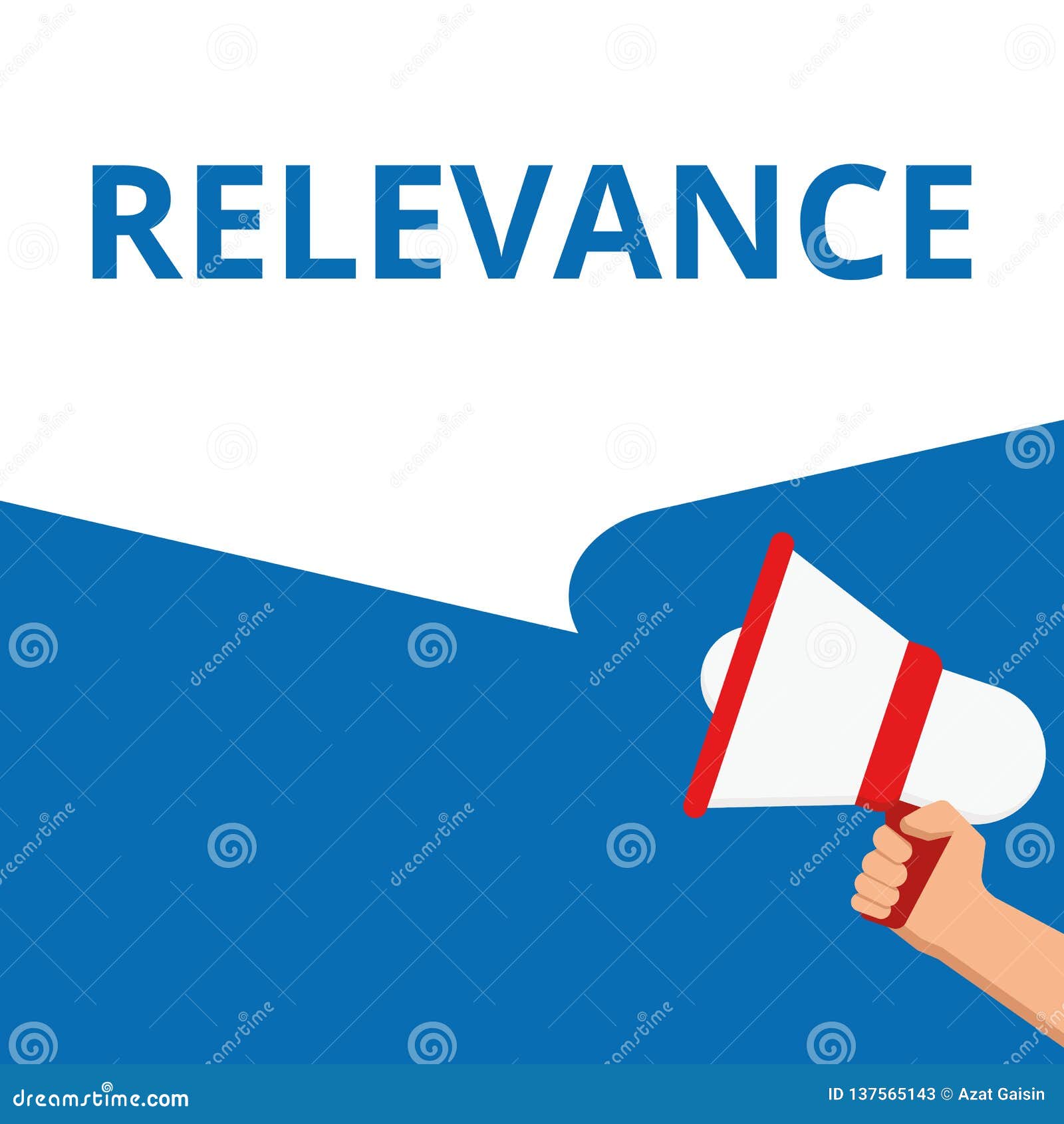 Writing Note Showing Relevance Stock Illustration - Illustration of ...