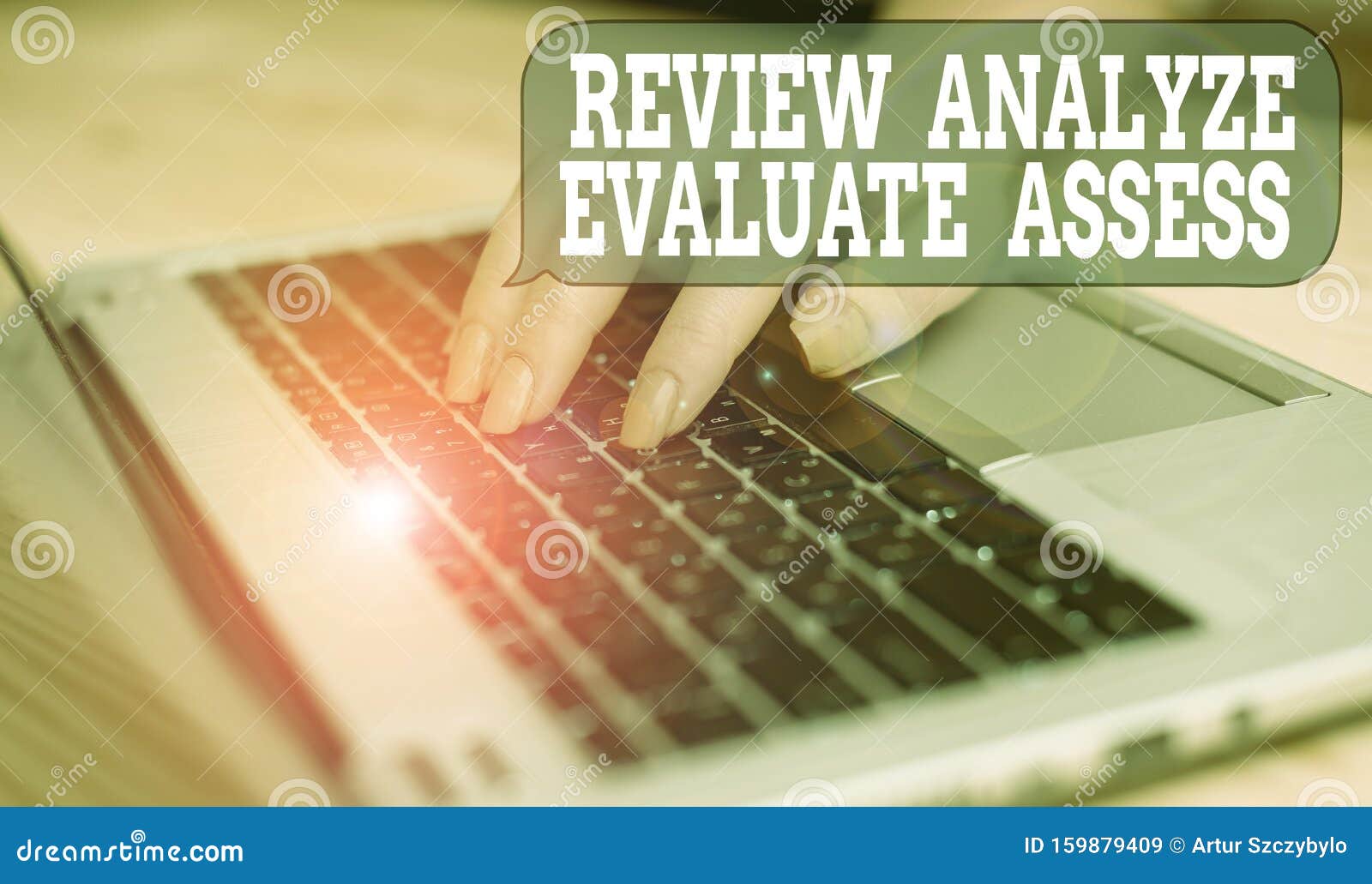 Writing Note Showing Review Analyze Evaluate Assess. Business Photo ...