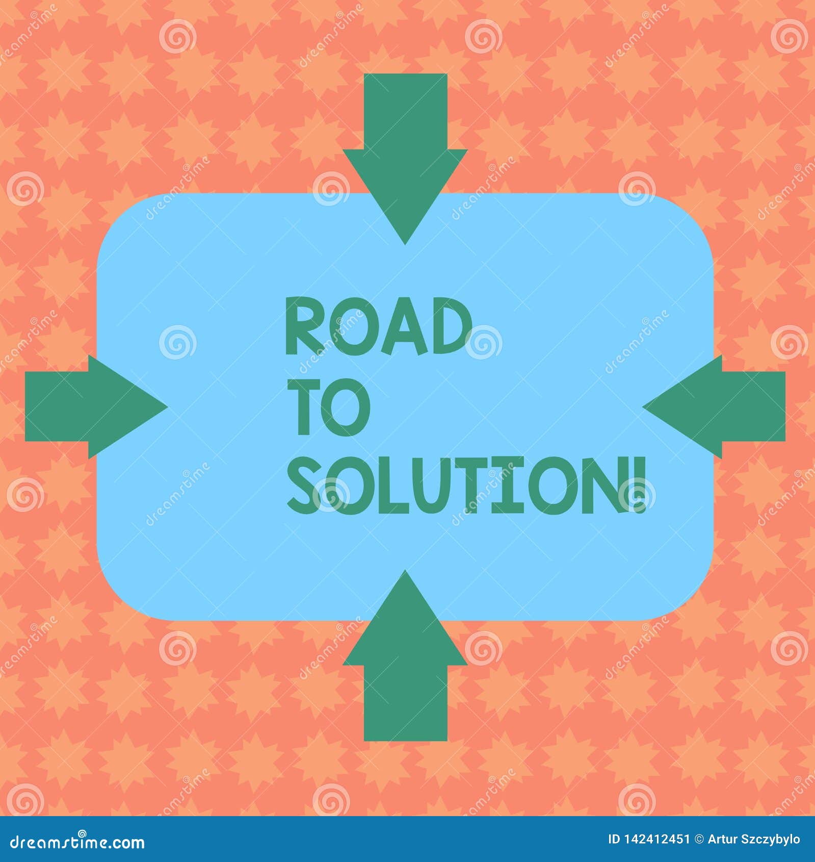 Writing Note Showing Road To Solution. Business Photo Showcasing Path ...