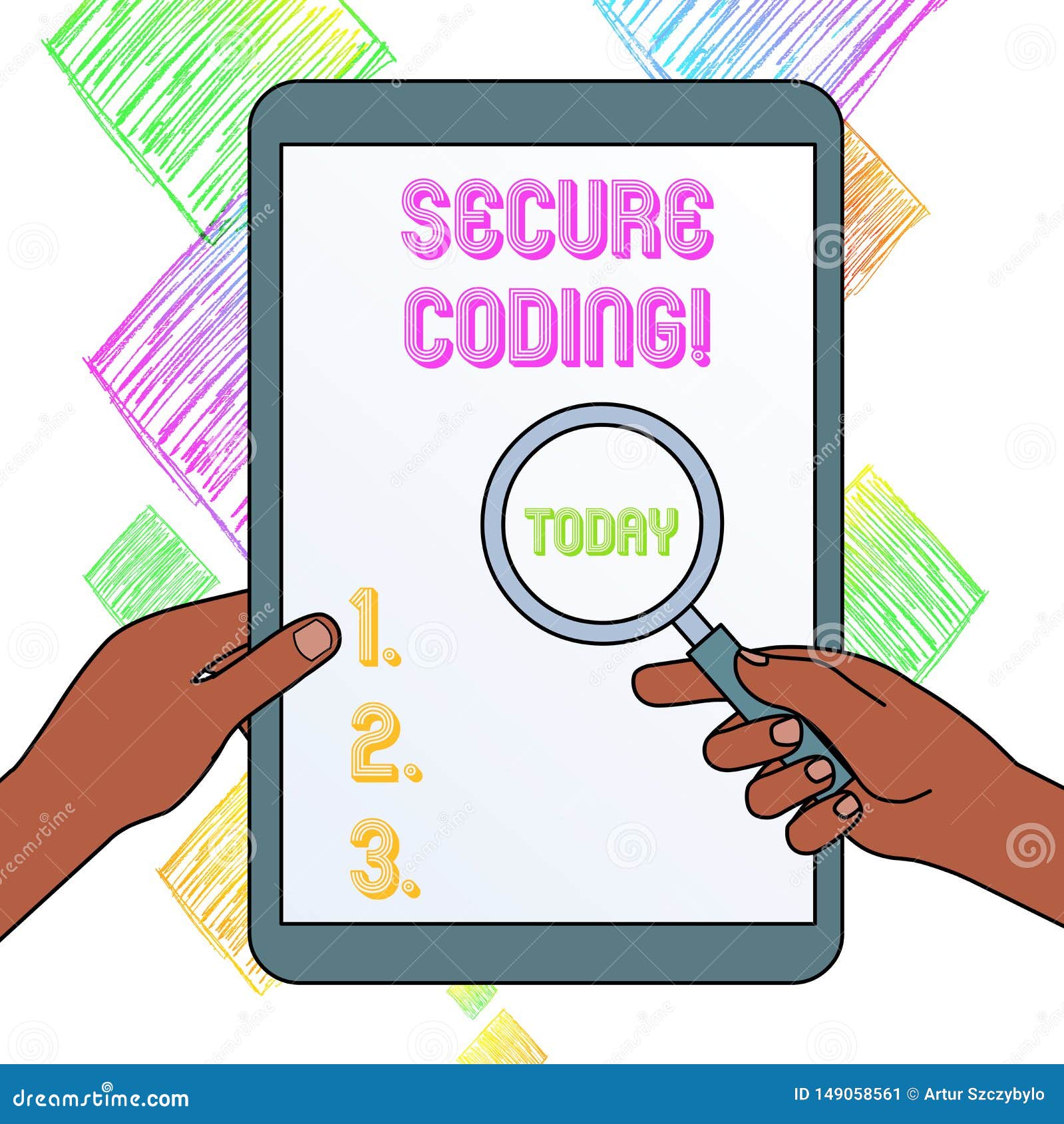 Writing Note Showing Secure Coding Business Photo Showcasing Applied To Avoid The Introduction