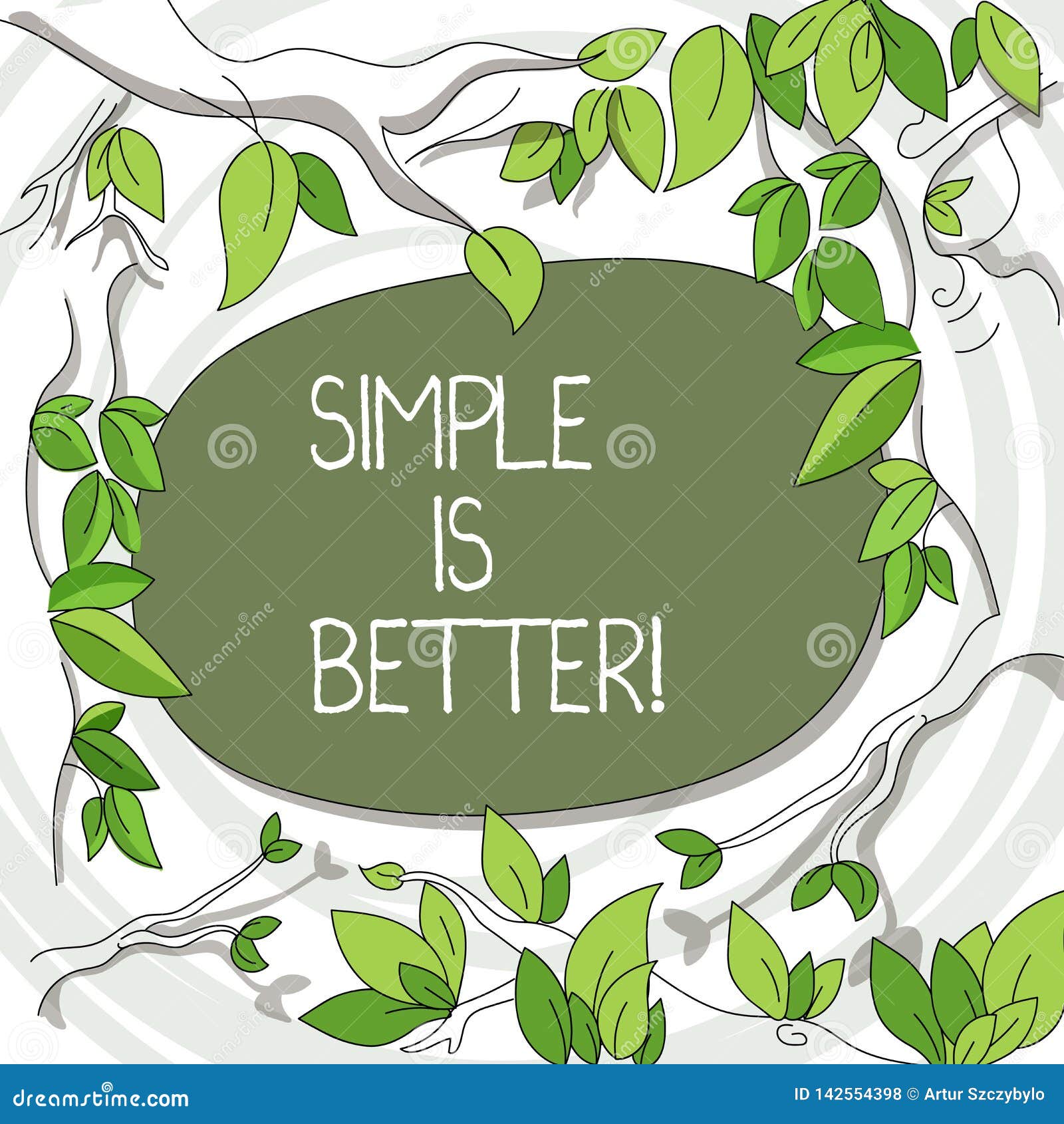 Writing Note Showing Simple is Better. Business Photo Showcasing Being ...