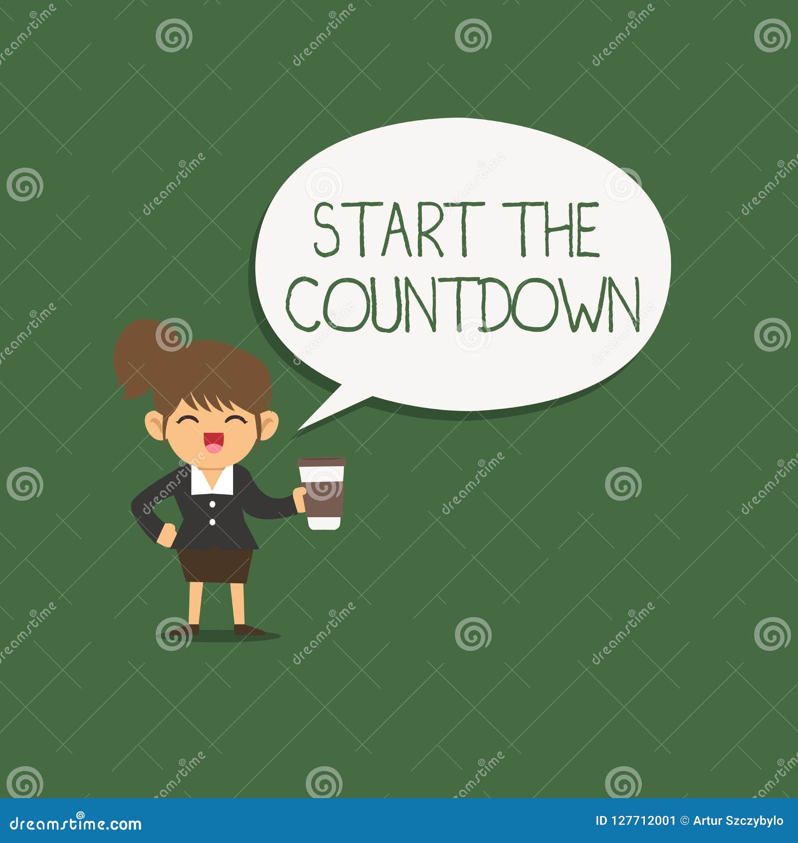 Writing Note Showing Start the Countdown. Business Photo Showcasing ...