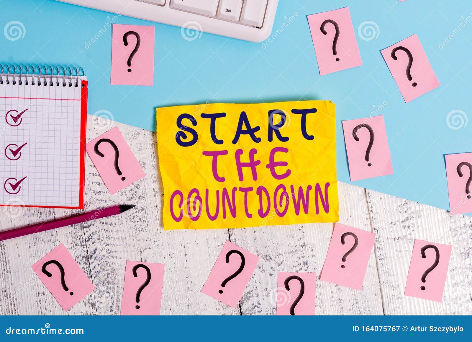Writing Note Showing Start the Countdown. Business Photo Showcasing ...