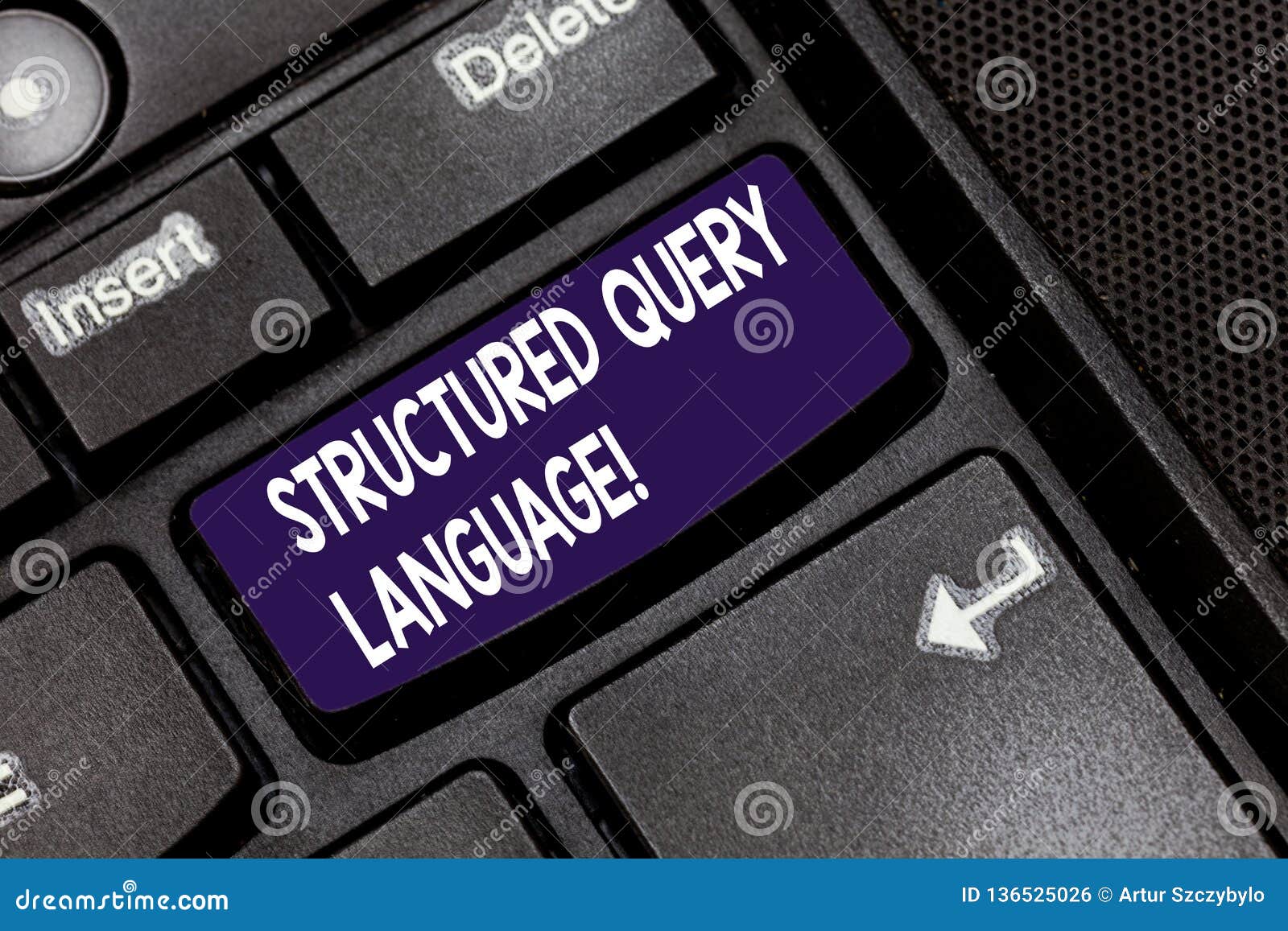 Writing Note Showing Structured Query Language Business Photo