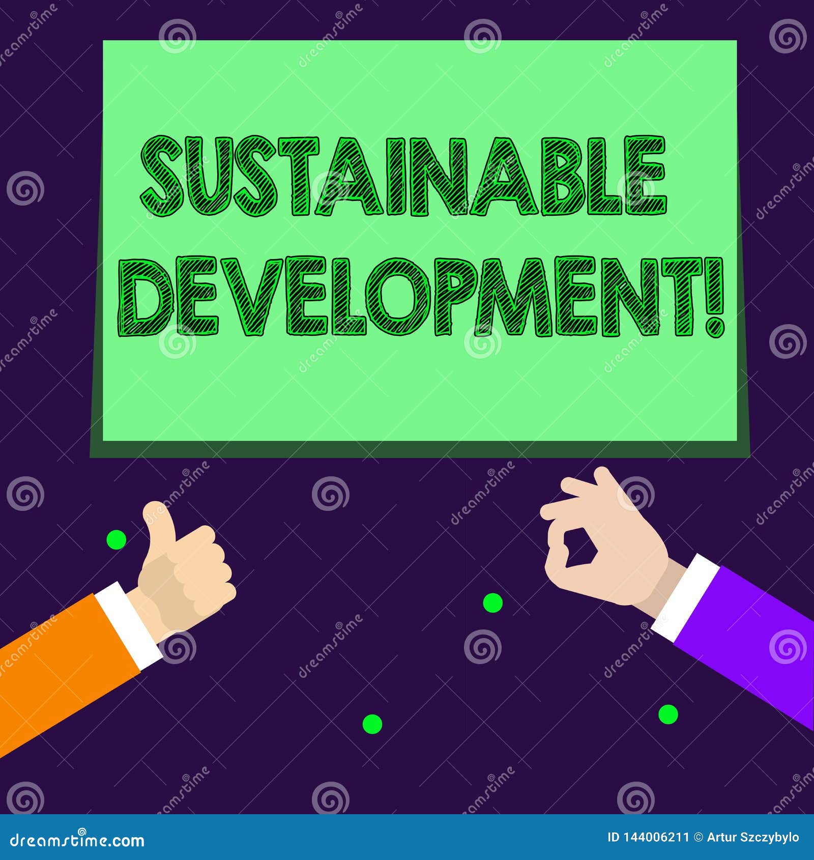 Writing Note Showing Sustainable Development. Business Photo Showcasing ...