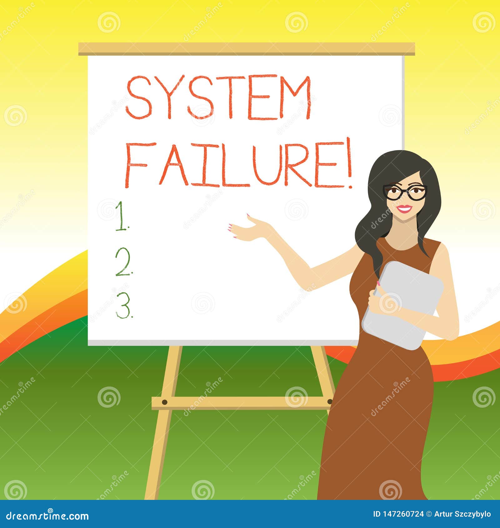 Writing Note Showing System Failure. Business Photo Showcasing Occur ...