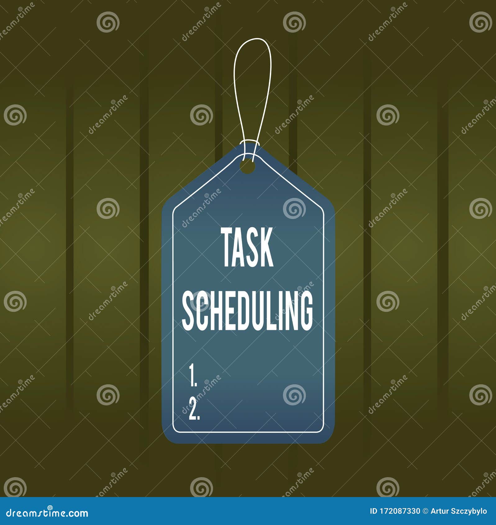 Writing Note Showing Task Scheduling. Business Photo Showcasing the Assignment of Start and End ...
