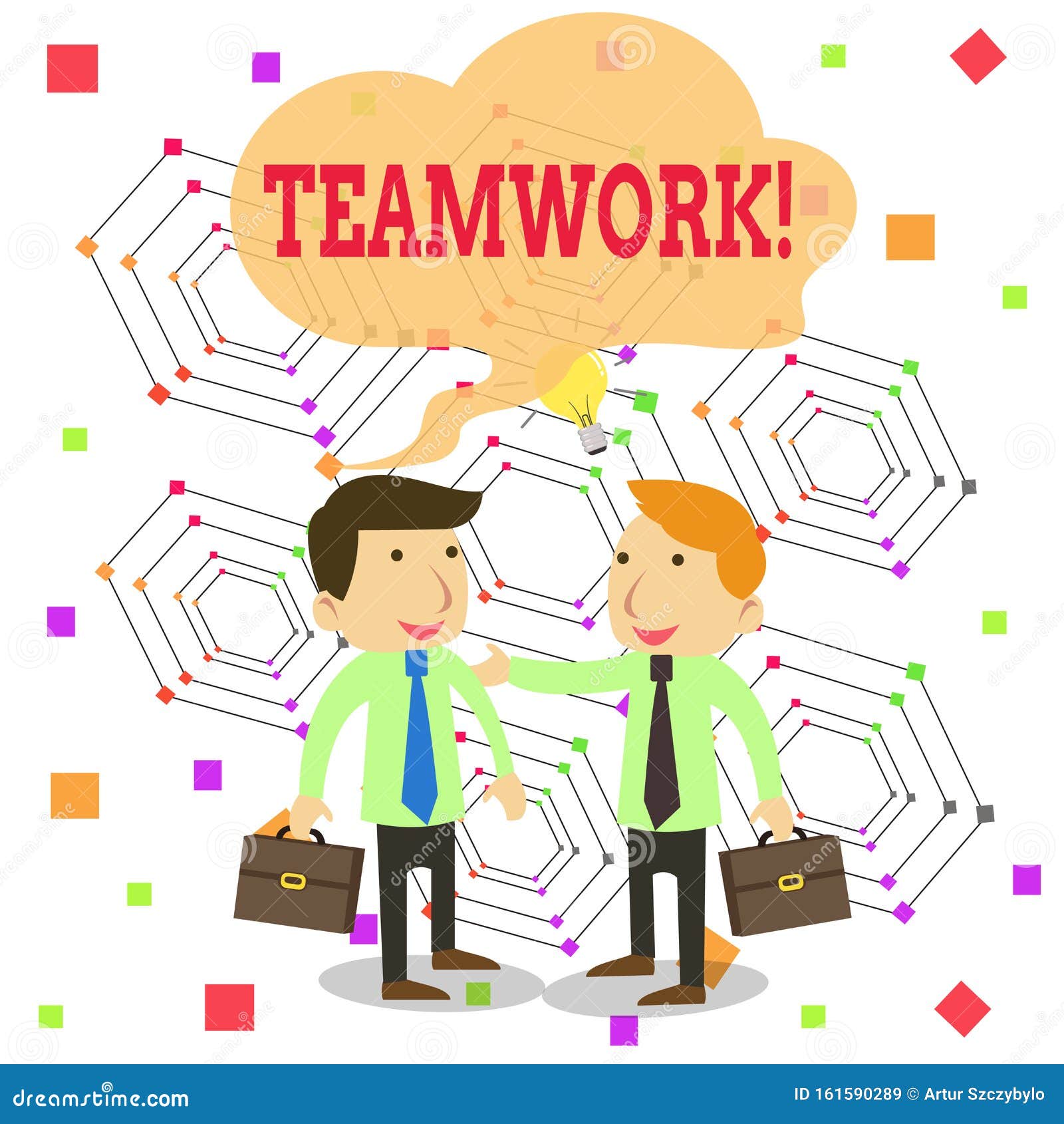 Writing Note Showing Teamwork. Business Photo Showcasing Combined ...