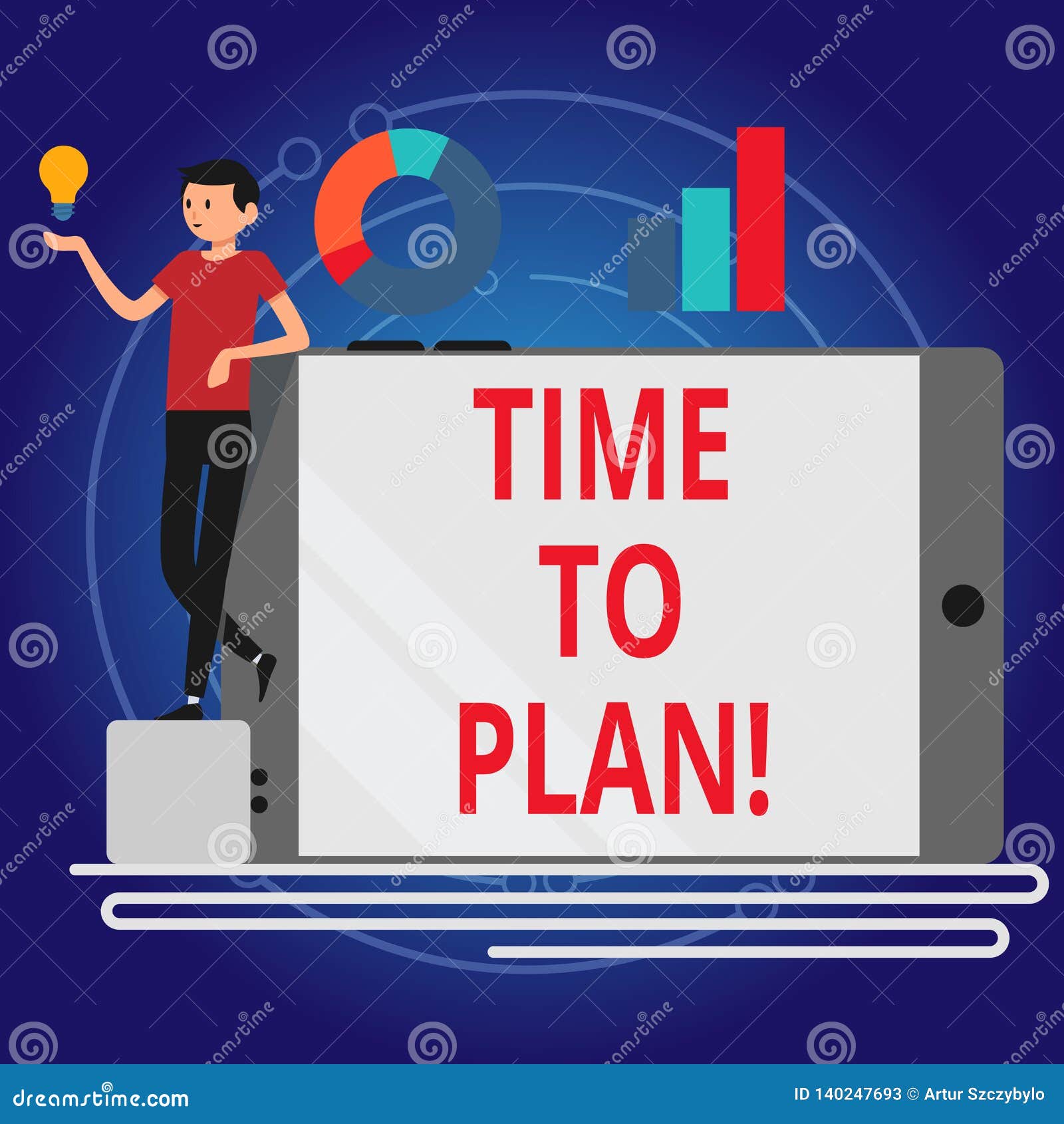 Writing Note Showing Time To Plan. Business Photo Showcasing ...