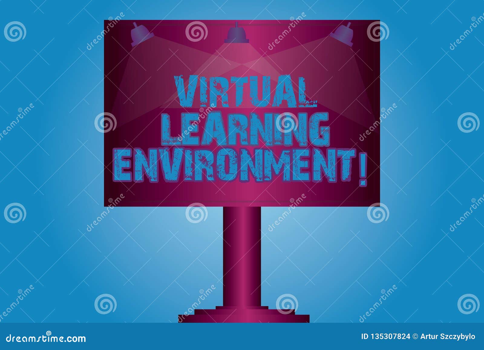 Writing Note Showing Virtual Learning Environment. Business Photo ...