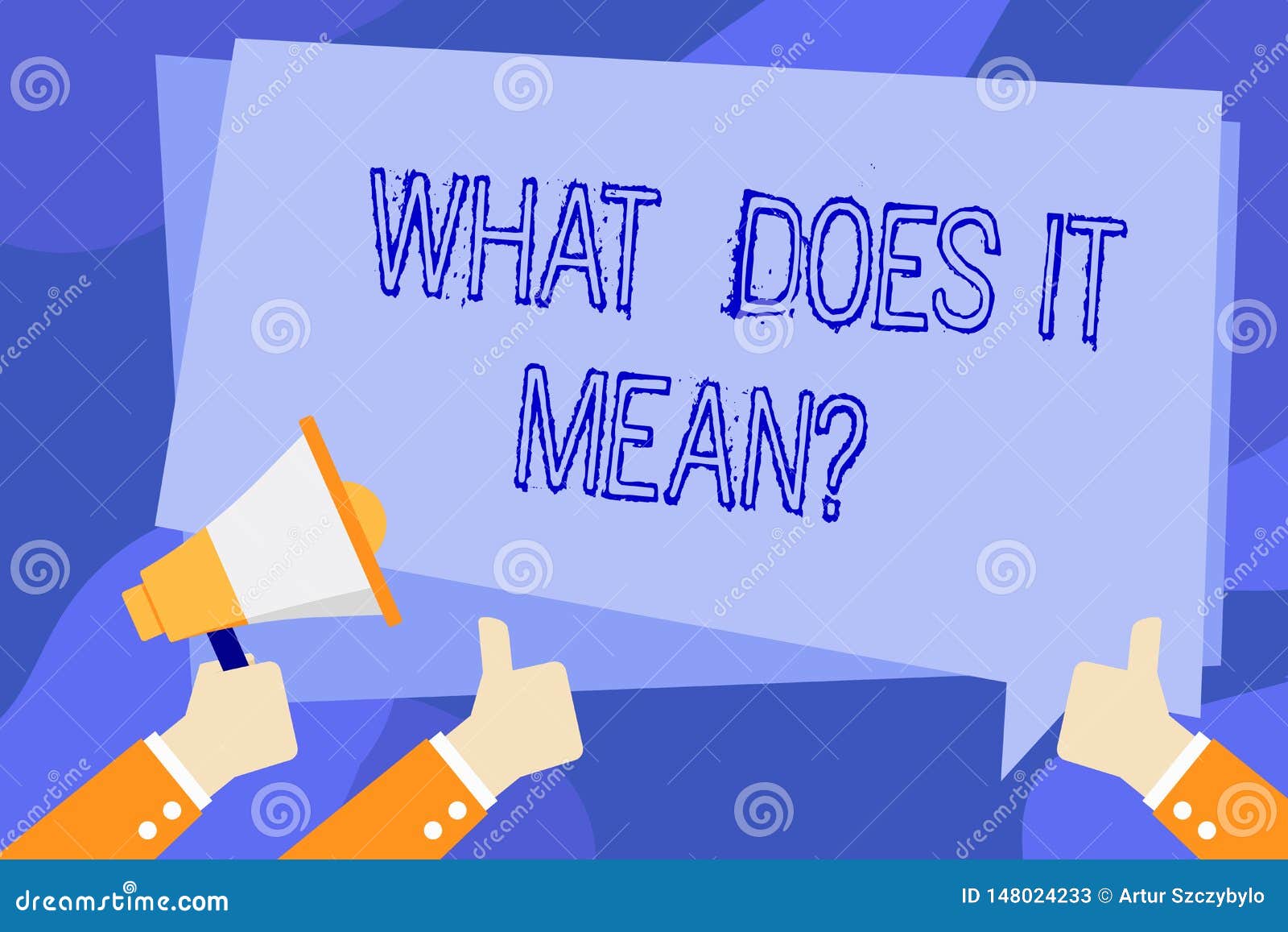 Writing Note Showing What Does it Means Question. Business Photo ...