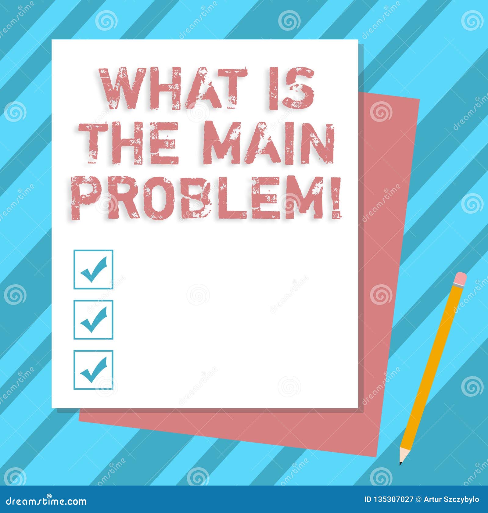 Writing Note Showing What is the Main Problem. Business Photo ...