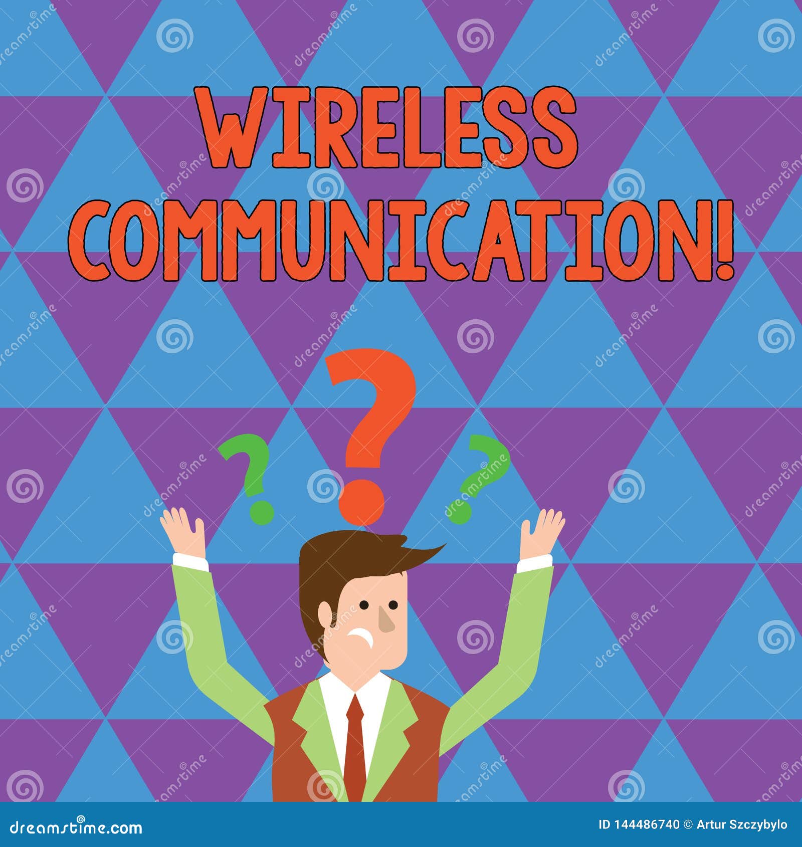 Writing Note Showing Wireless Communication. Business Photo Showcasing ...