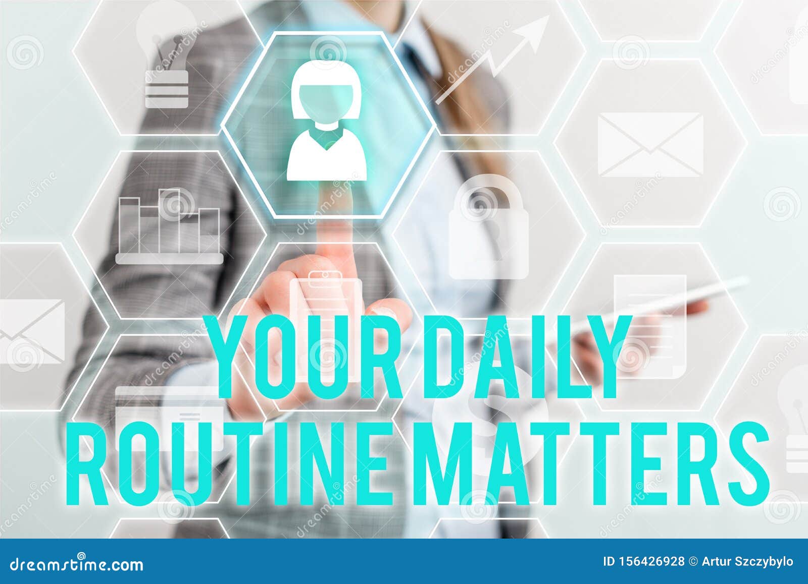 Writing Note Showing Your daily Routine Matters. Business Photo ...