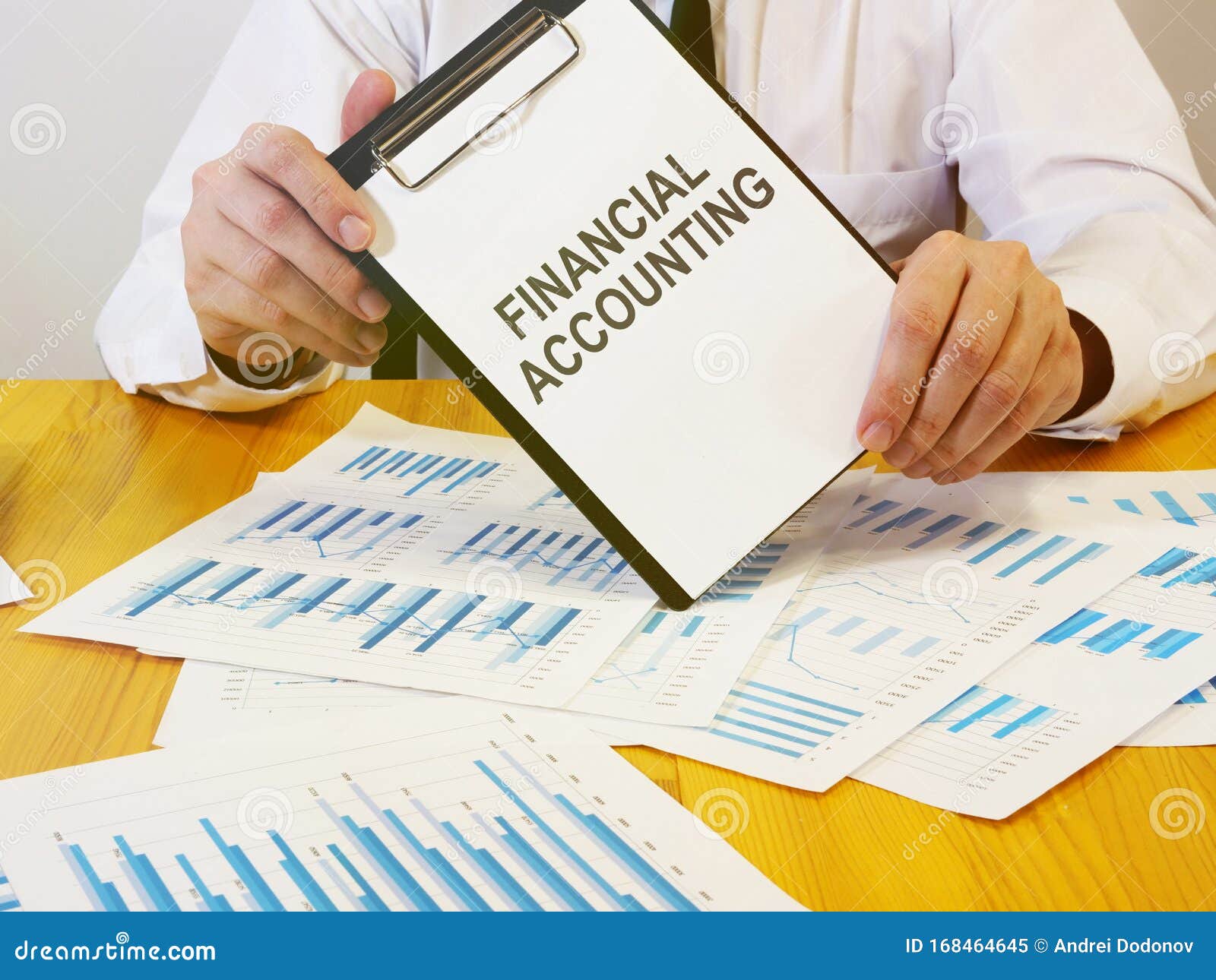 Writing Note Shows the Text Financial Accounting Stock Image - Image of ...
