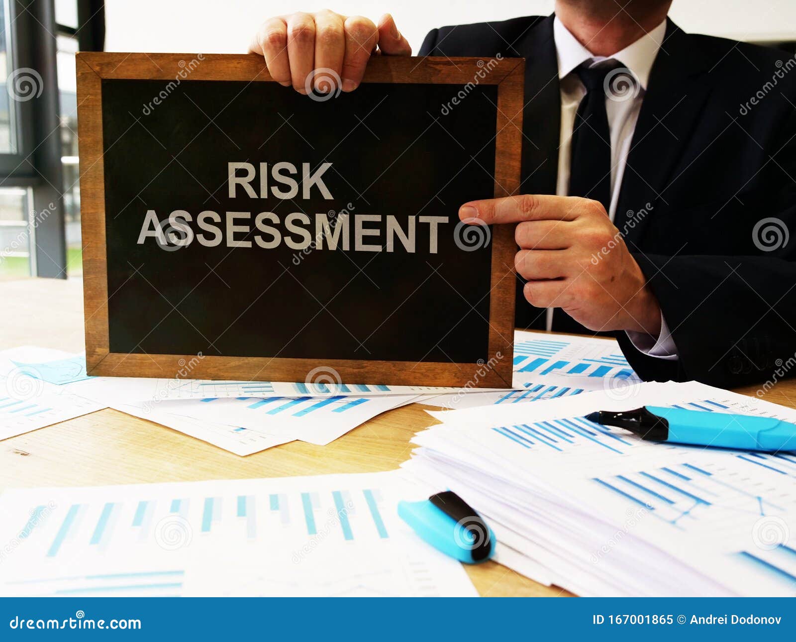 Writing Note Shows the Text Risk Assessment Stock Image - Image of ...