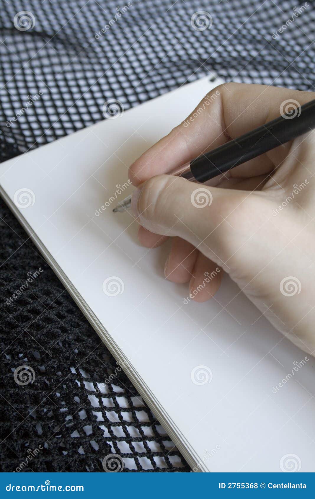 Writing in the notebook stock photo. Image of abstract - 2755368