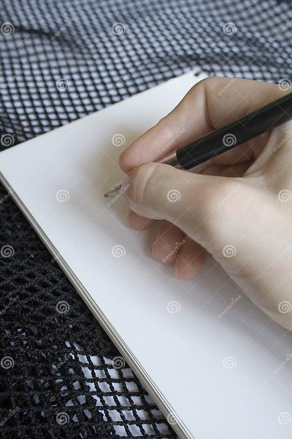 Writing in the notebook stock photo. Image of abstract - 2755368