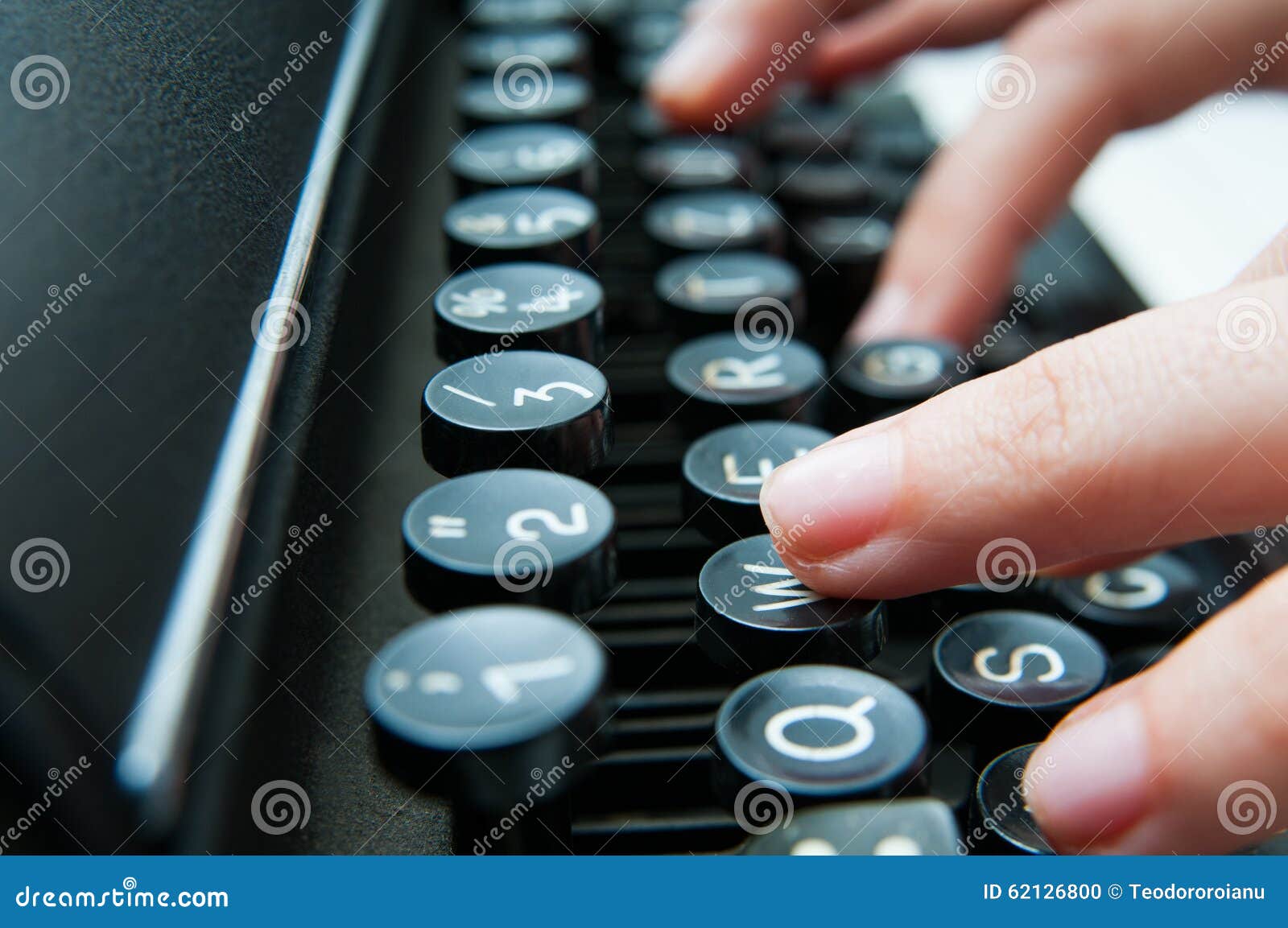 Writing on an old keyboard stock photo. Image of analogous - 62126800