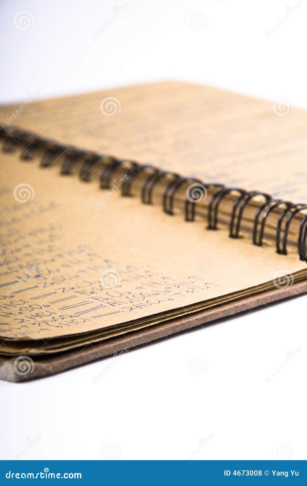 Writing in old notebook stock photo. Image of angle, details - 4673008