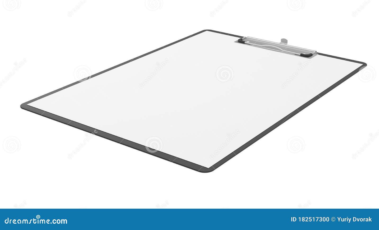 Writing Pad with Copy-space. Clipboard with Blank Papers and Copy Space ...