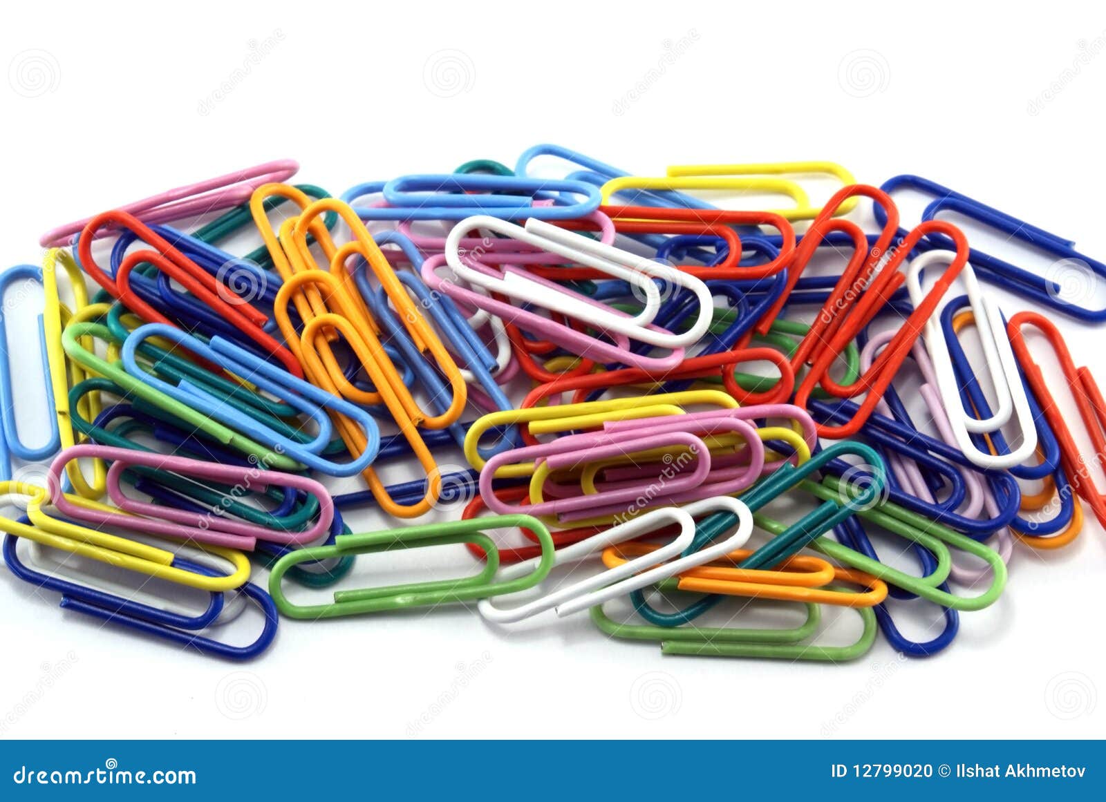 Writing paper clips stock photo. Image of heap, holiday - 12799020