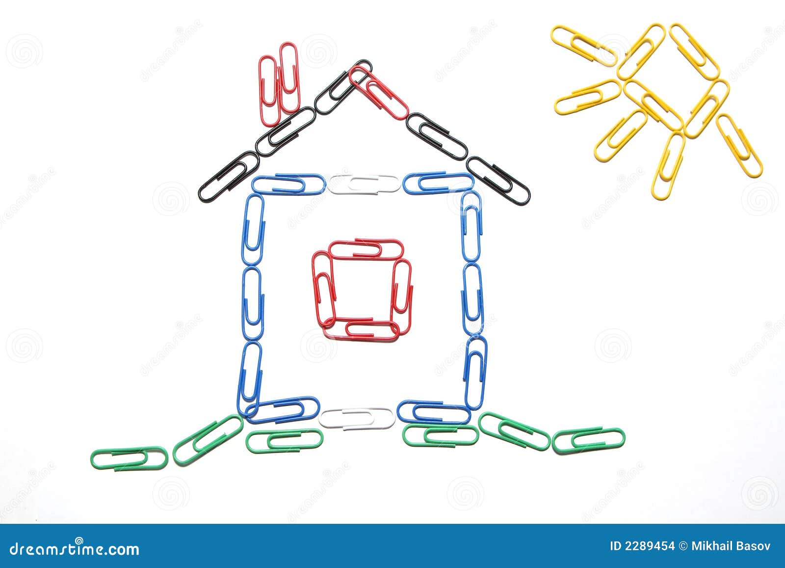 Writing paper clips stock photo. Image of business, small - 2289454