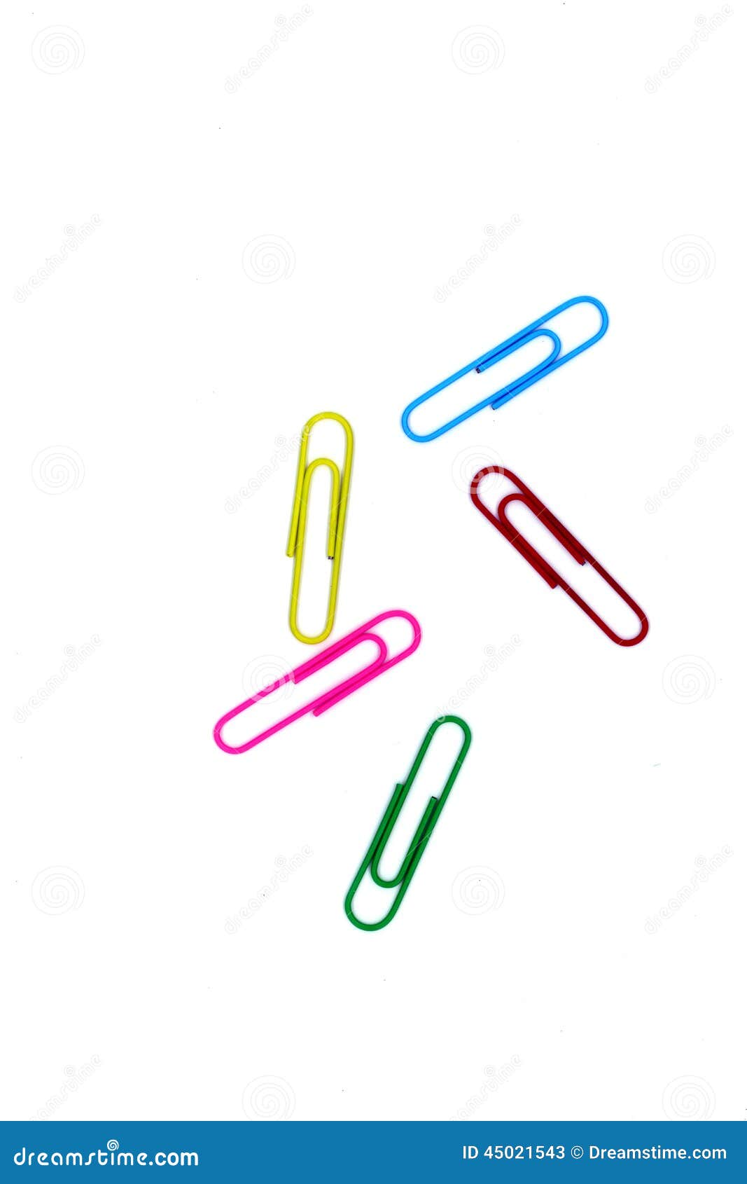 Writing paper clips stock image. Image of colorful, fastener - 45021543