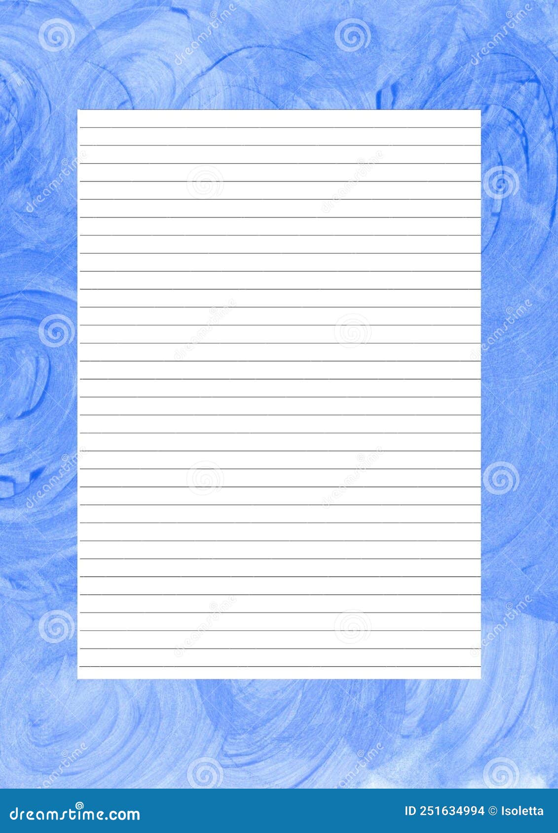 Handwriting Paper Background