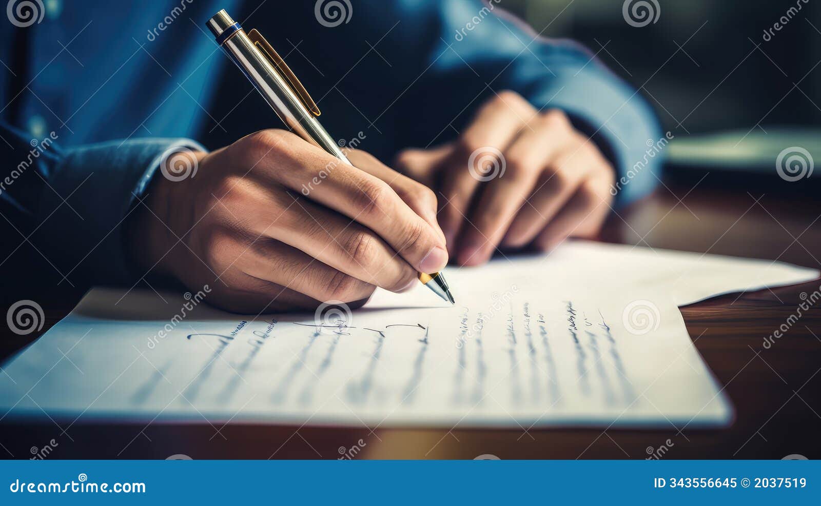 Writing paper office stock illustration. Illustration of work - 343556645