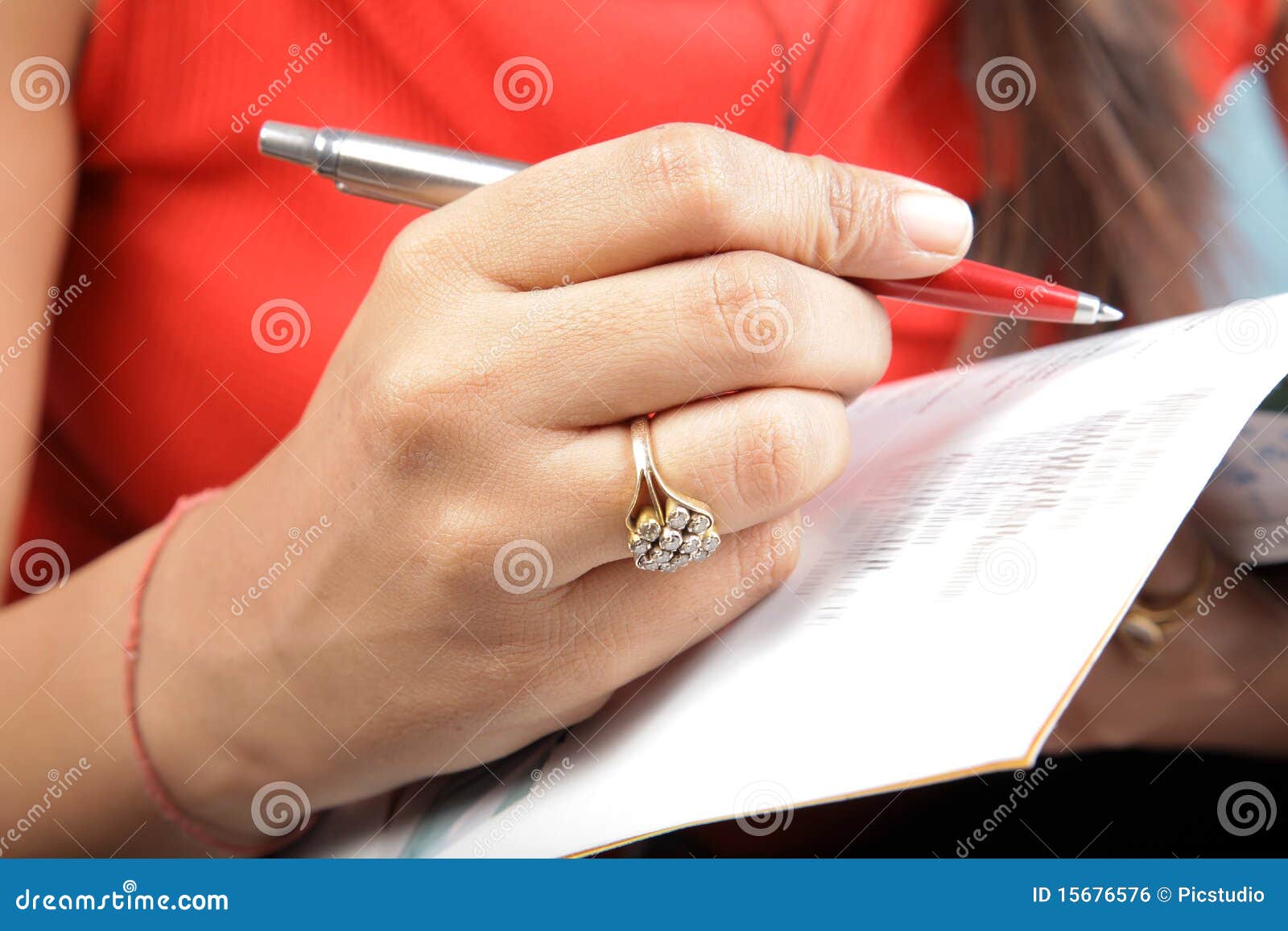 Writing with a pen stock photo. Image of poetic, romance - 15676576
