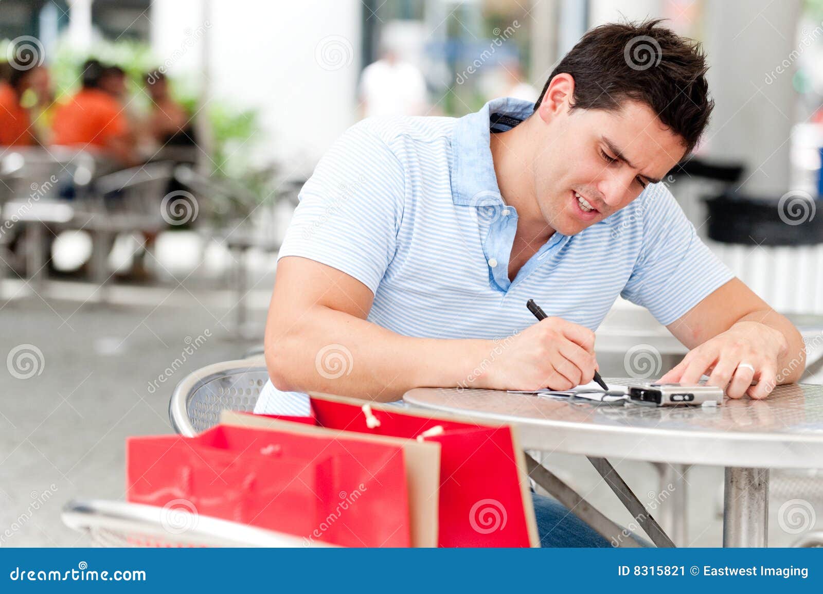 Writing Postcard stock image. Image of bags, postcards - 8315821