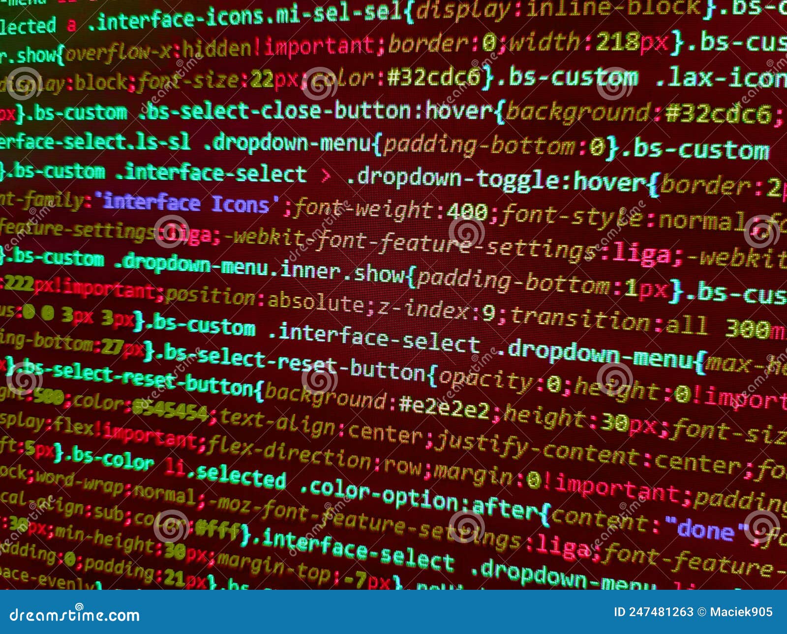Writing Program Code On Computer Developer Working On Software Codes In Office Computer
