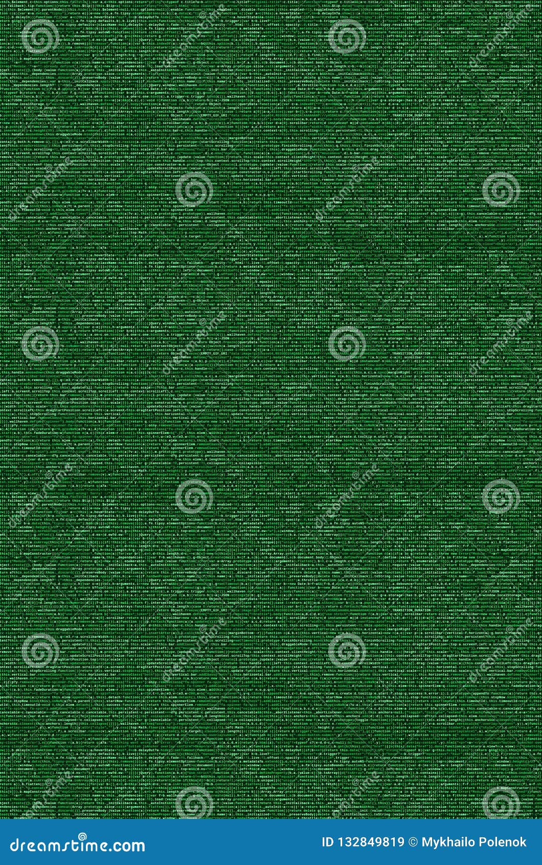 Writing Programming Code On Laptop Digital Binary Data On Computer Screen Stock Image Image