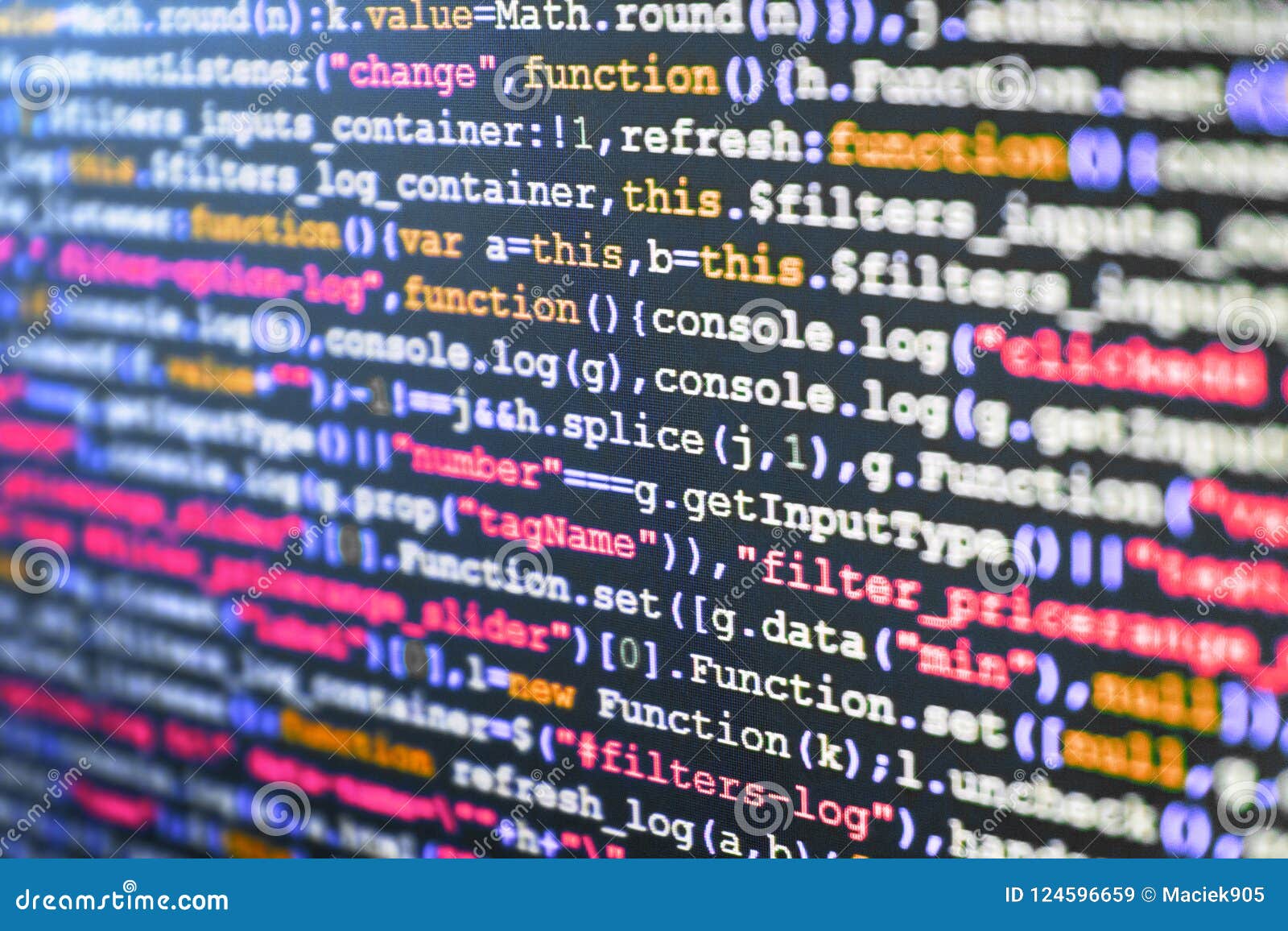 Screen of web developing stock image. Image of linux - 124596659 Screen of web developing stock image. Image of linux - 124596659