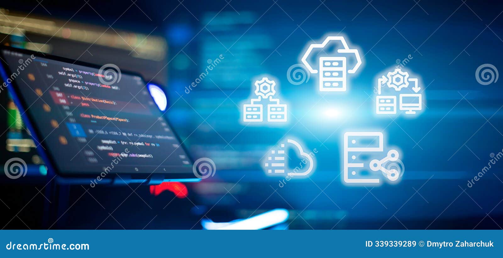 Writing Programming Code On Laptop Software Source Code Programming Code Abstract It