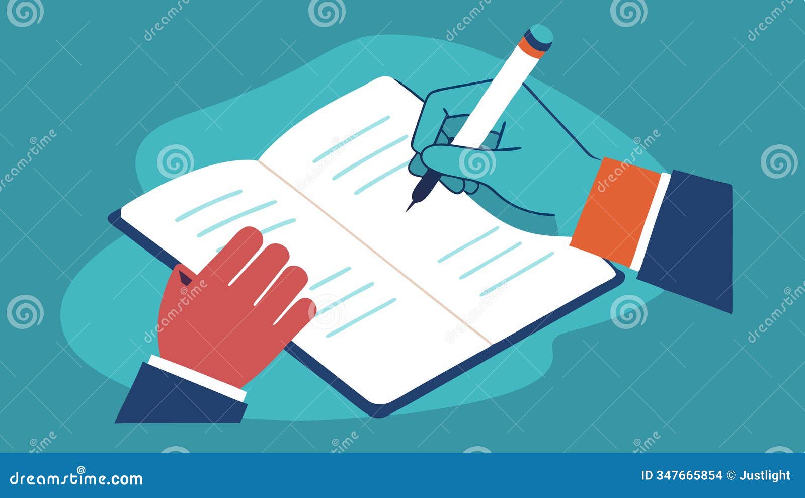 Writing the Report a Zoomedin Image of the Pathologists Hands Writing ...