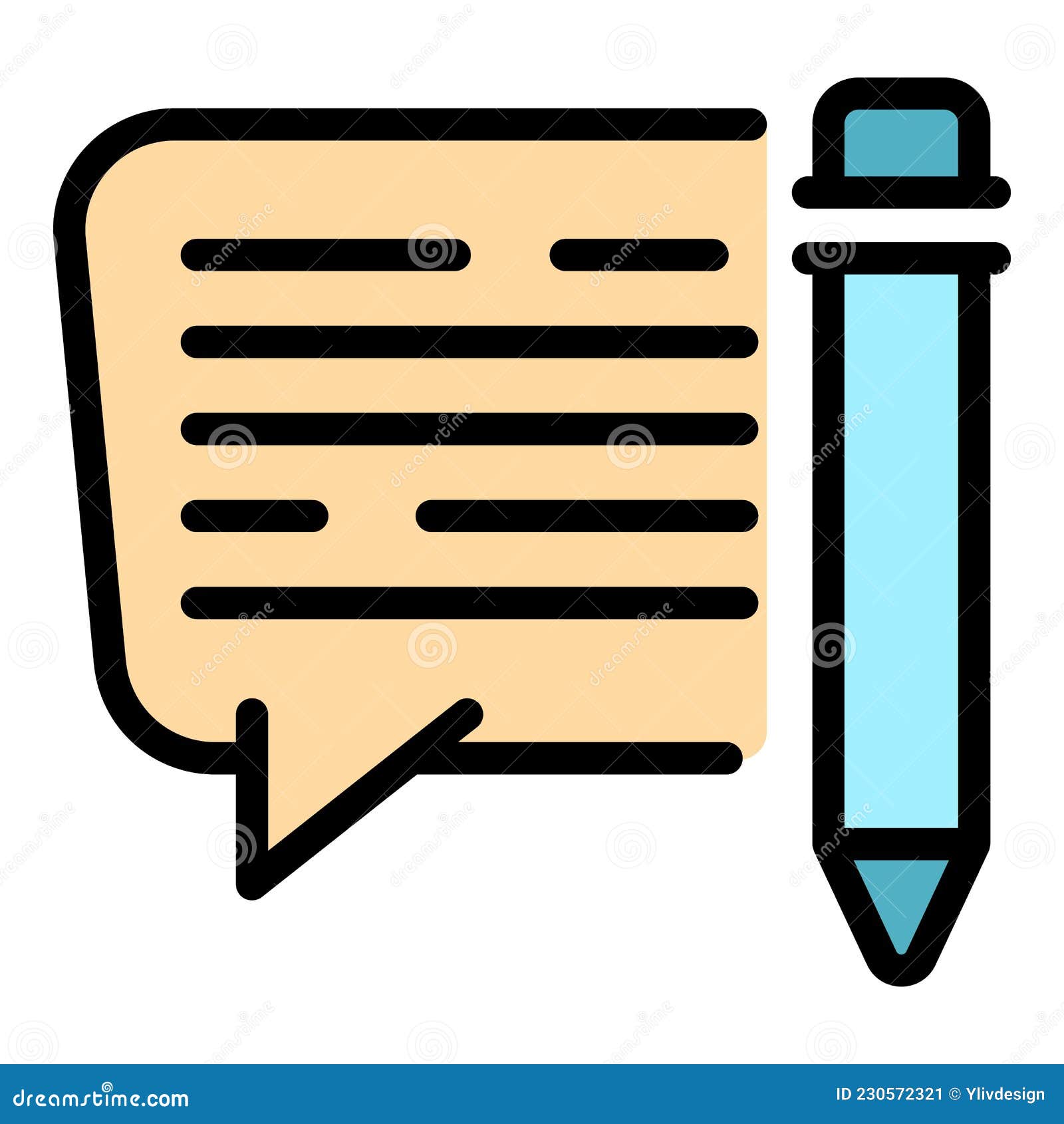 Writing Review Isolated Cartoon Vector Illustrations. | CartoonDealer ...