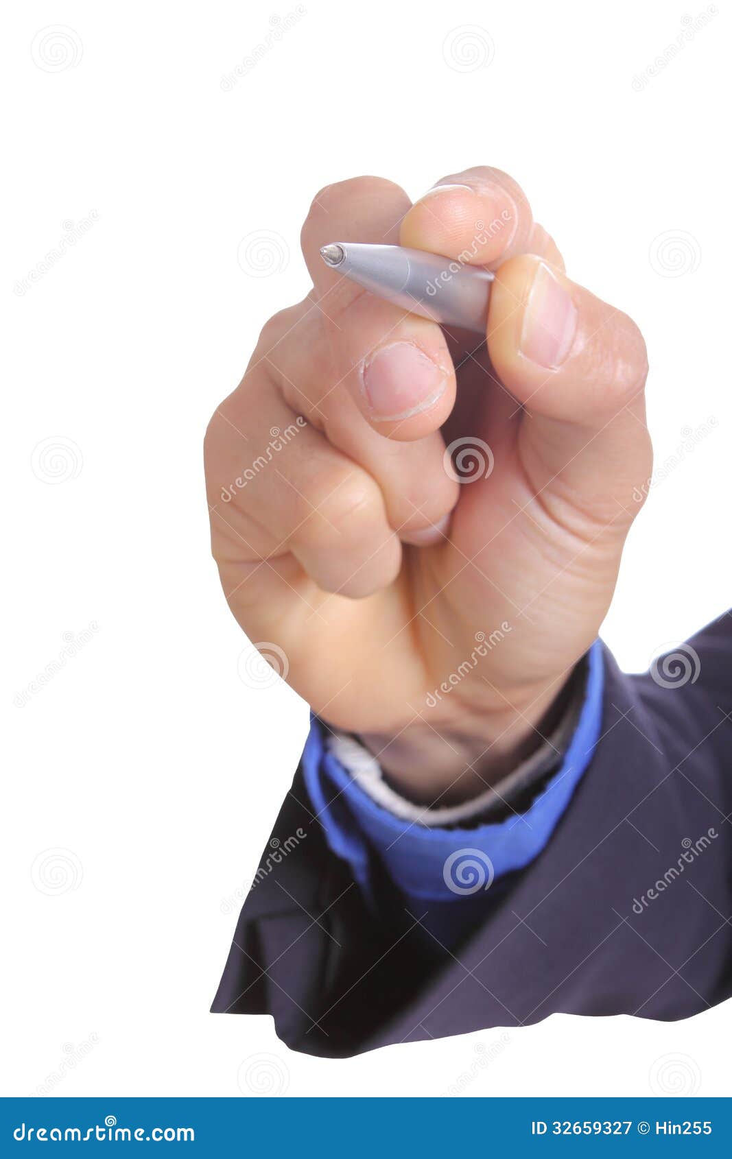 Writing with Right Hand with Shadow Stock Image - Image of diary ...