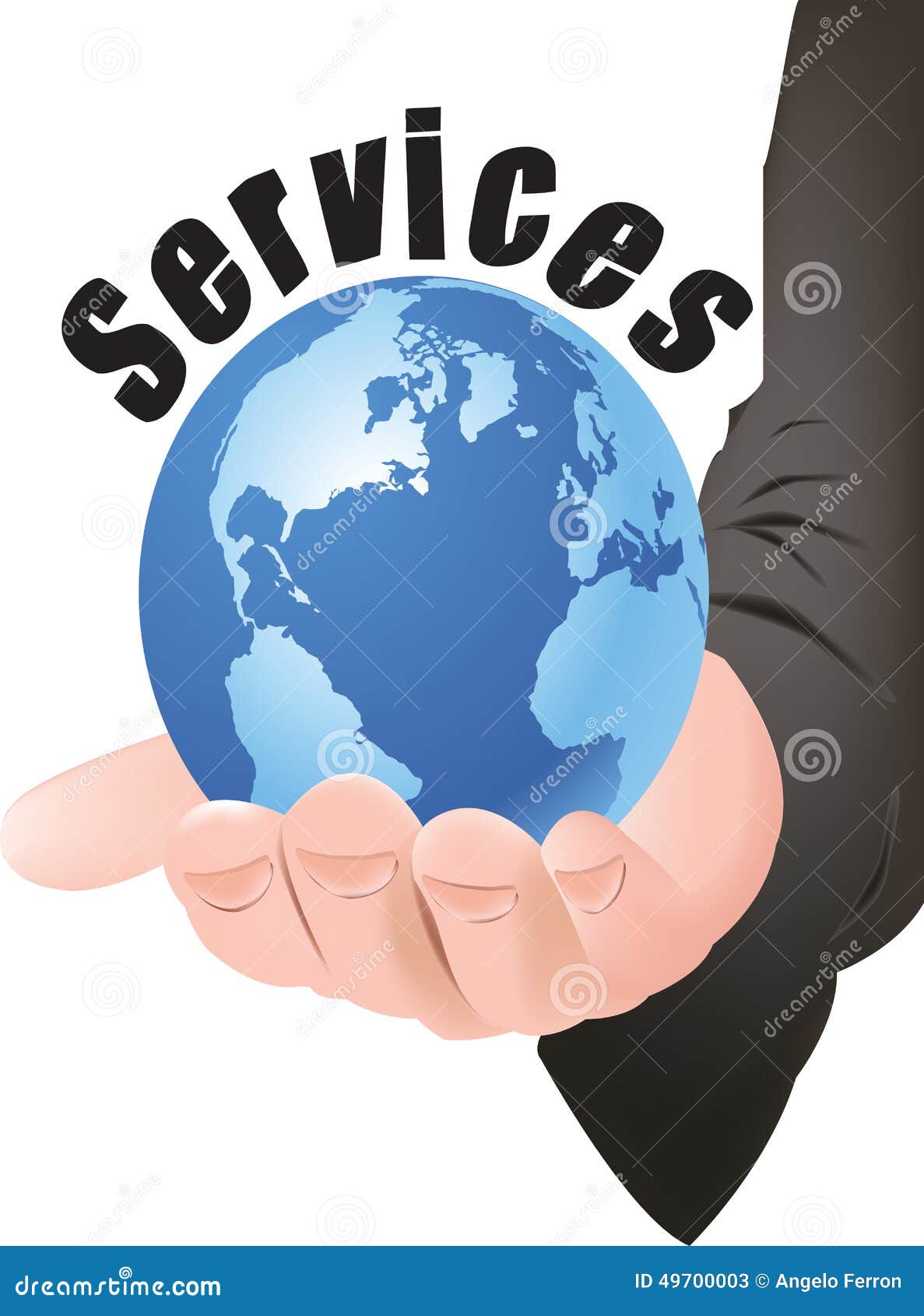 Writing service stock vector. Illustration of employment - 49700003