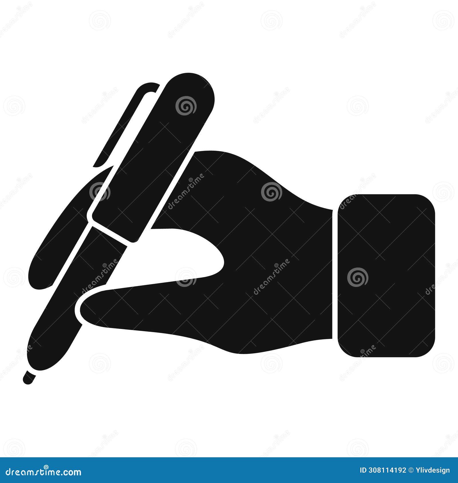 Writing Signature Icon Simple Vector. Check Data Face Stock ...