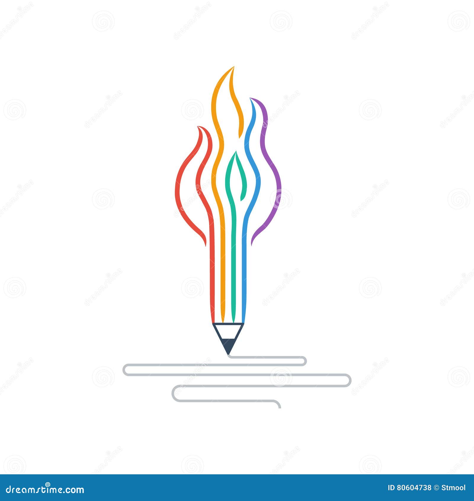 Writing Skills Development, Painting Class Icon Stock Vector ...