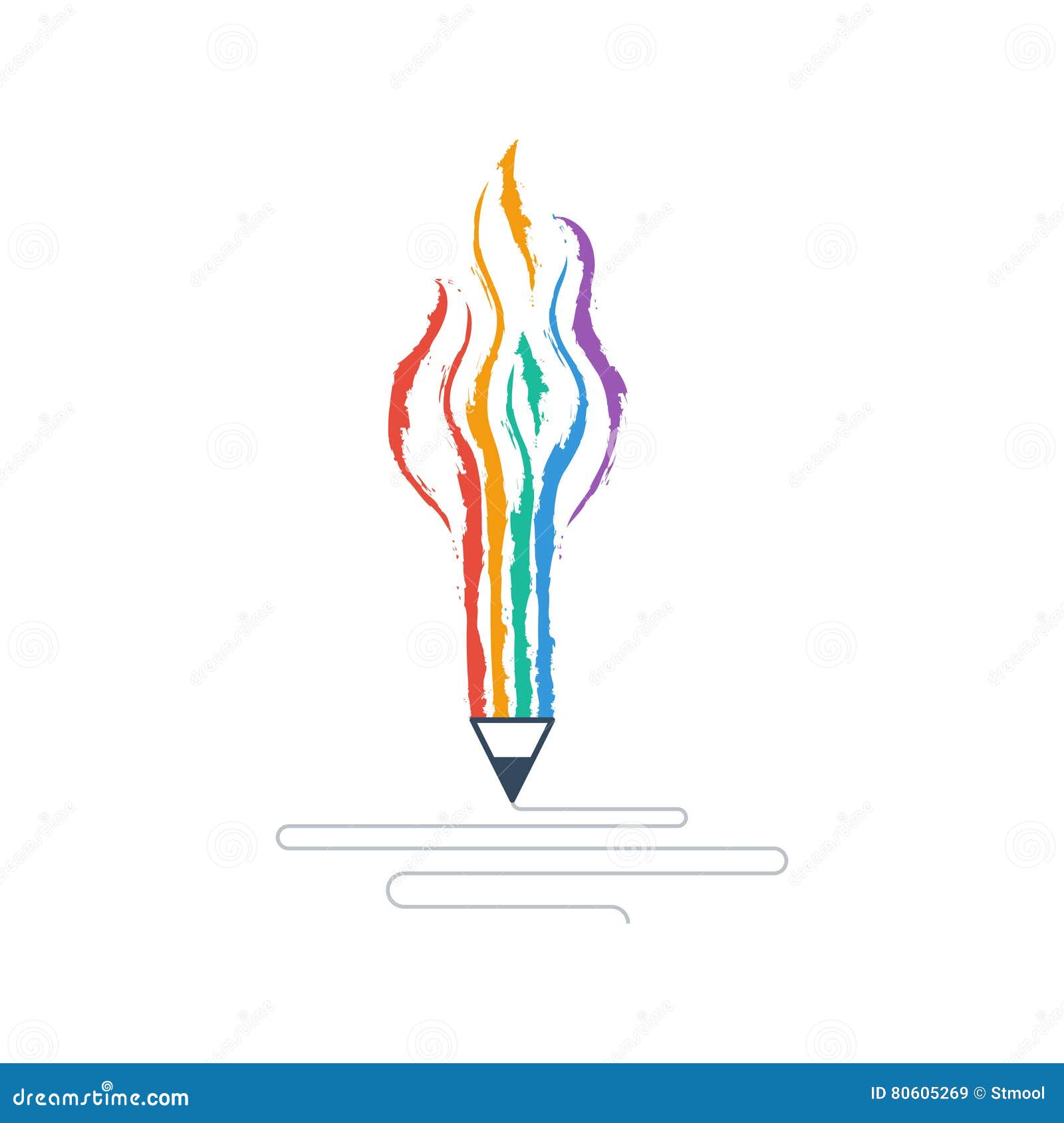 Writing Skills Development, Painting Class Icon Stock Vector ...